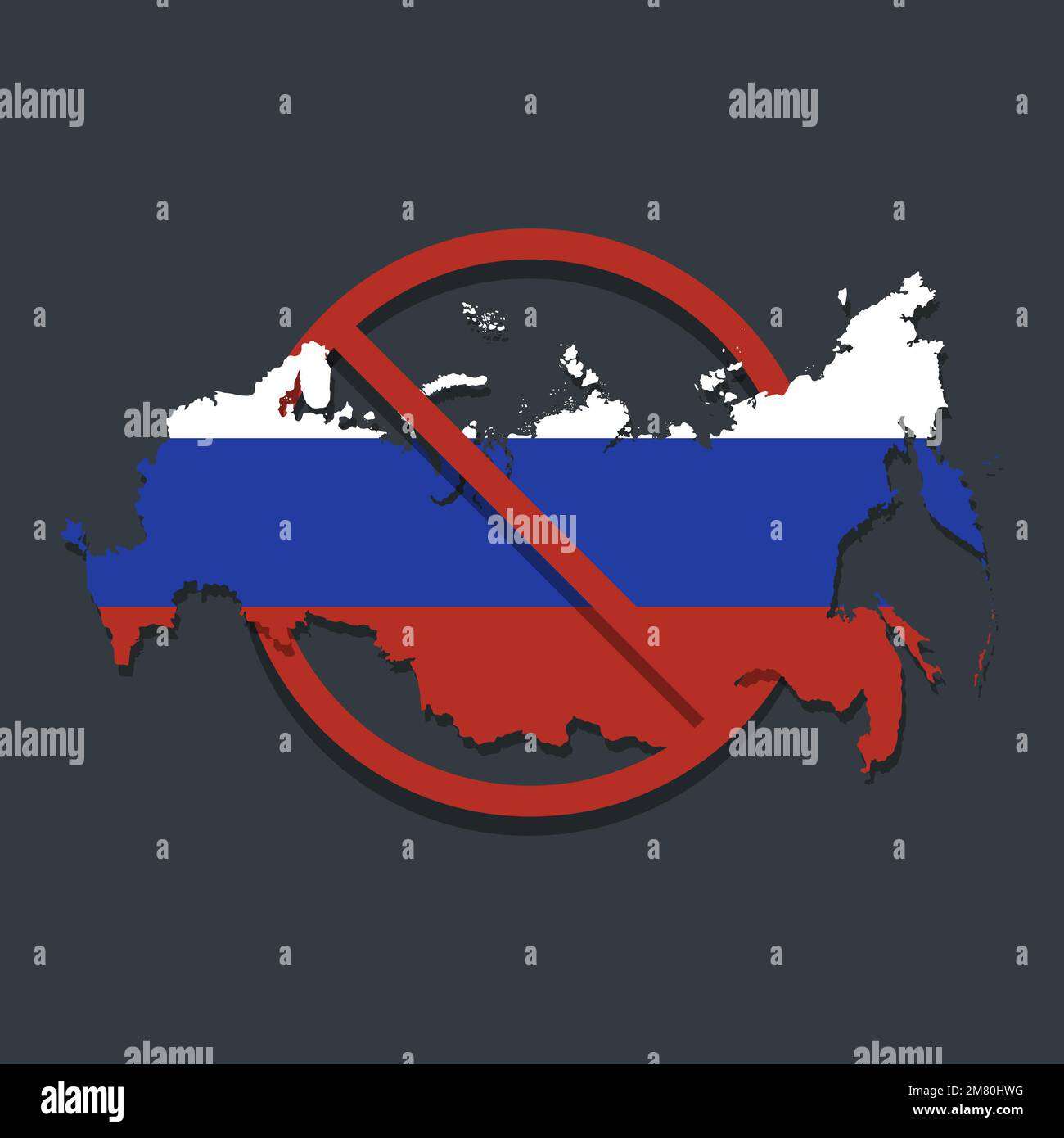 Sanctions in russia Stock Vector Images - Alamy