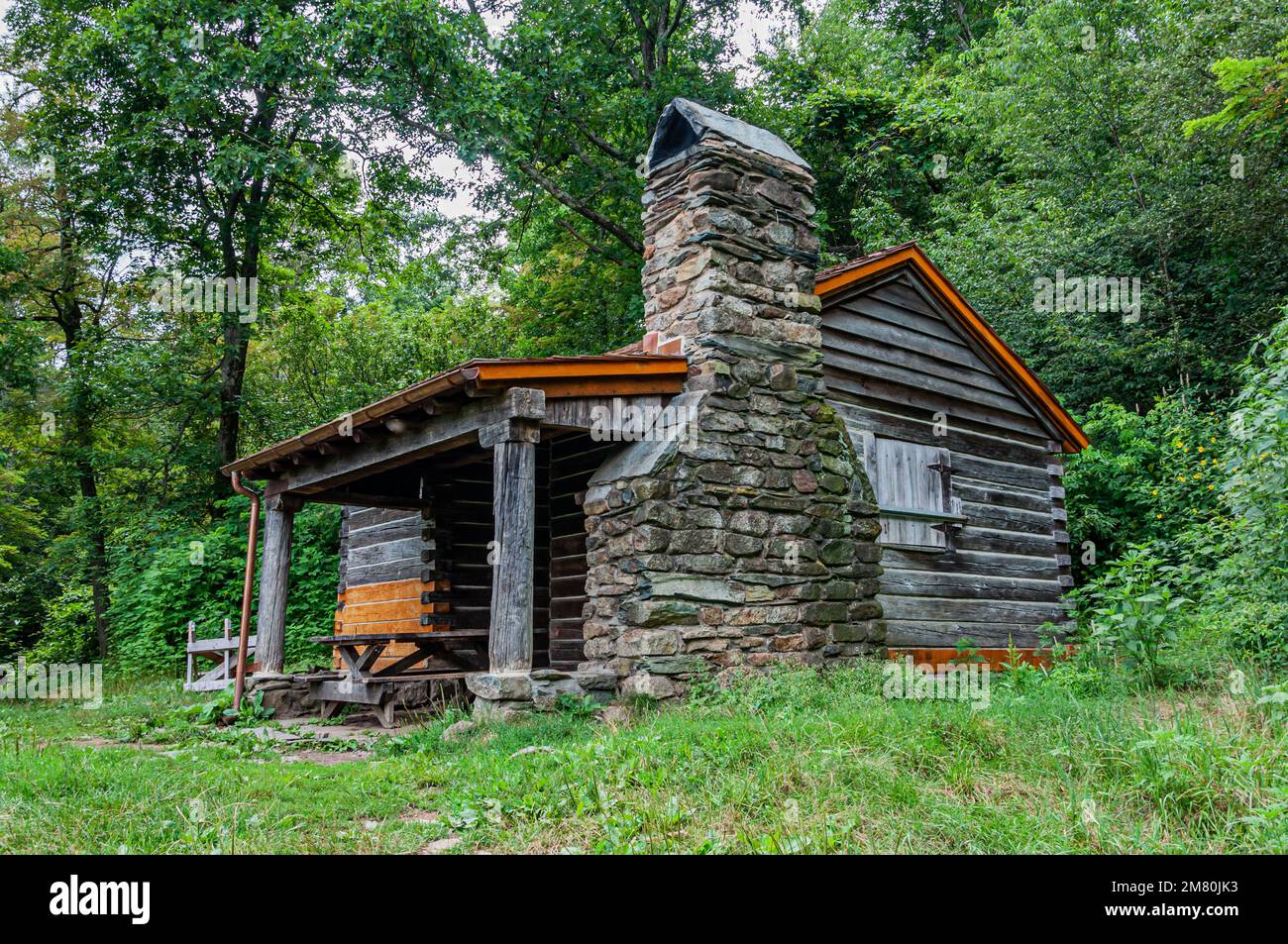Pocosin Cabin, Shenandoah National Park, Virginia USA, Virginia Stock ...