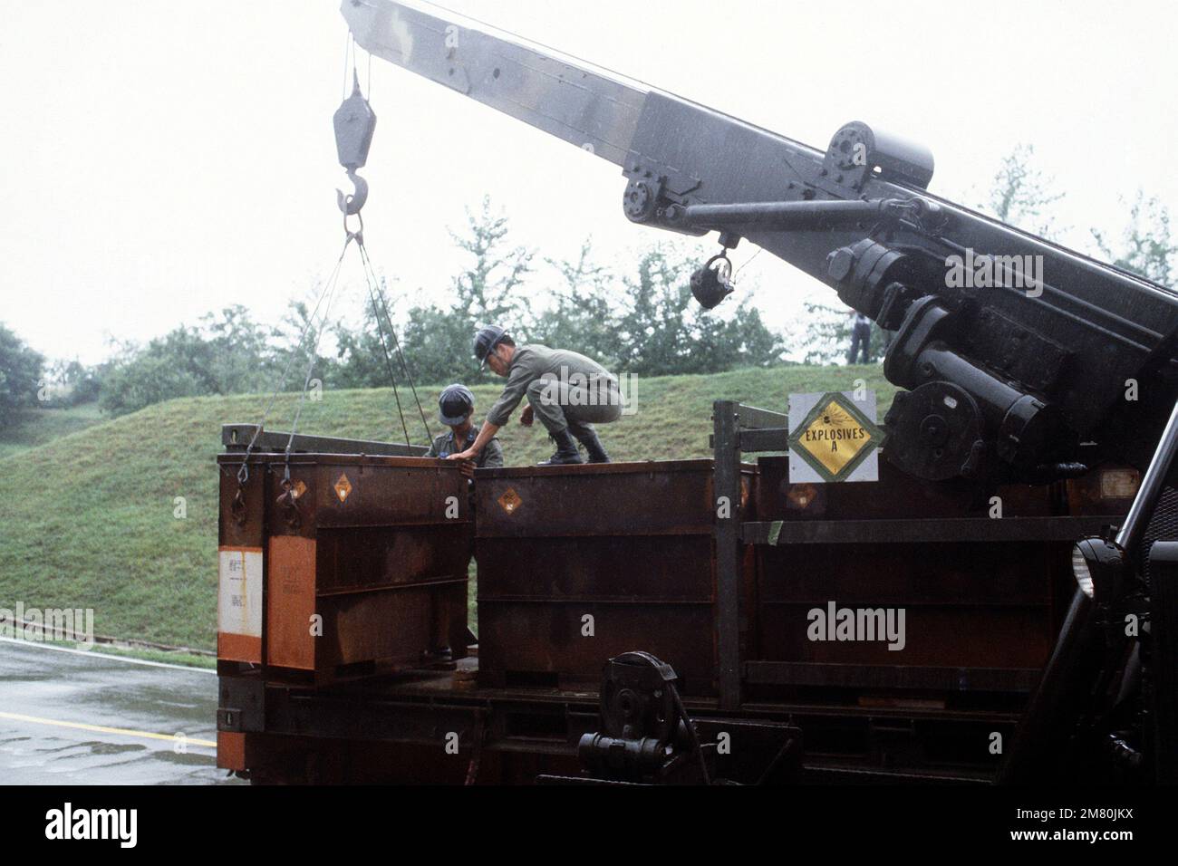 Military truck depot hi-res stock photography and images - Alamy
