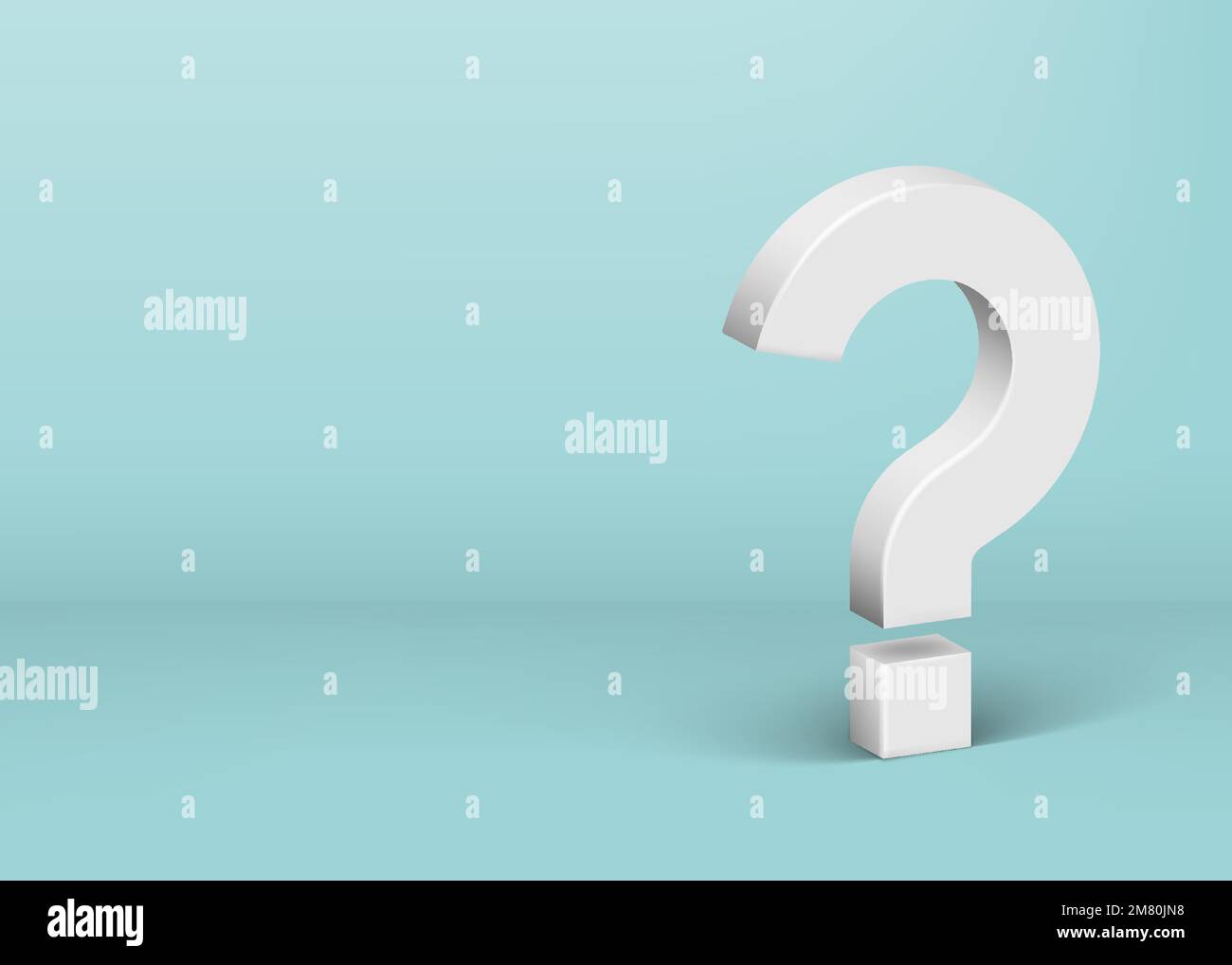 Question mark on green background with shadow. Vector illustration. Eps 10 Stock Vector Image ...