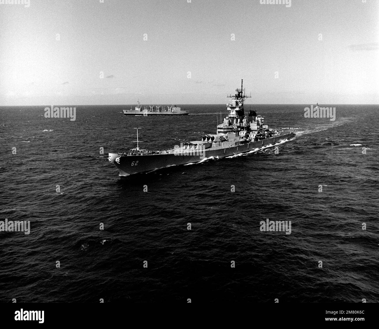 A Port Bow View Of The Battleship Uss New Jersey Bb 62 The New Jersey Task Group