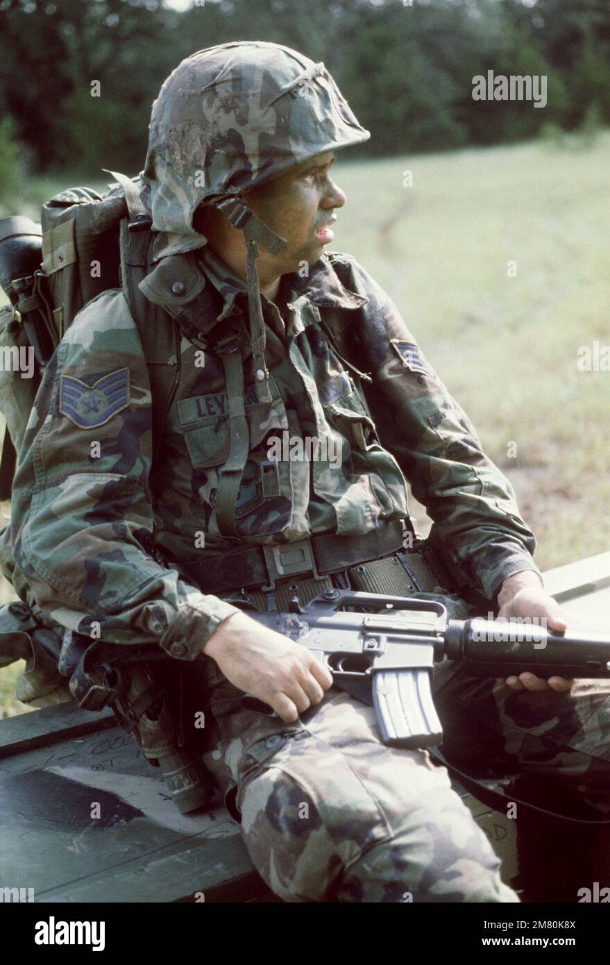 STAFF Sergeant Craig Leyson, from the 3345th Security Police Squadron ...