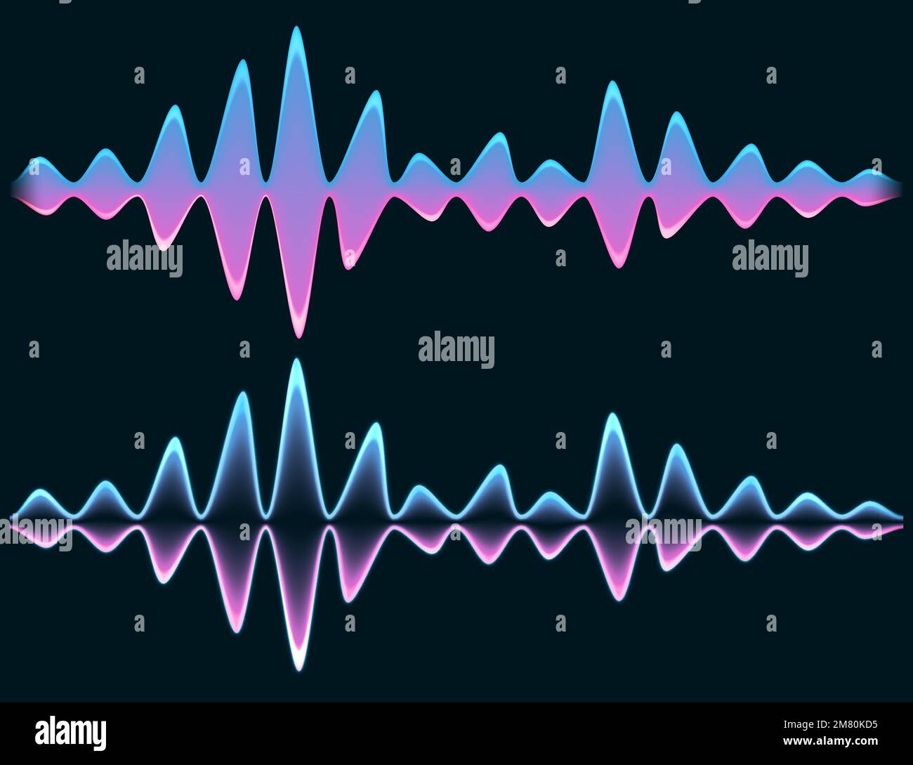 Speaking sound wave. Abstract motion sound waves. Vector illustration ...