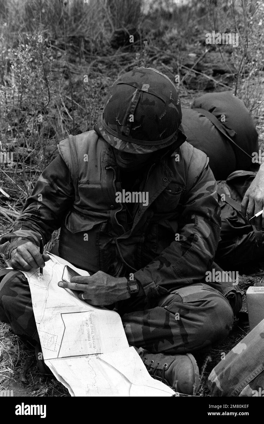 Lieutenant Barber from Company E, 2nd Battalion, 3rd Marine Regiment ...