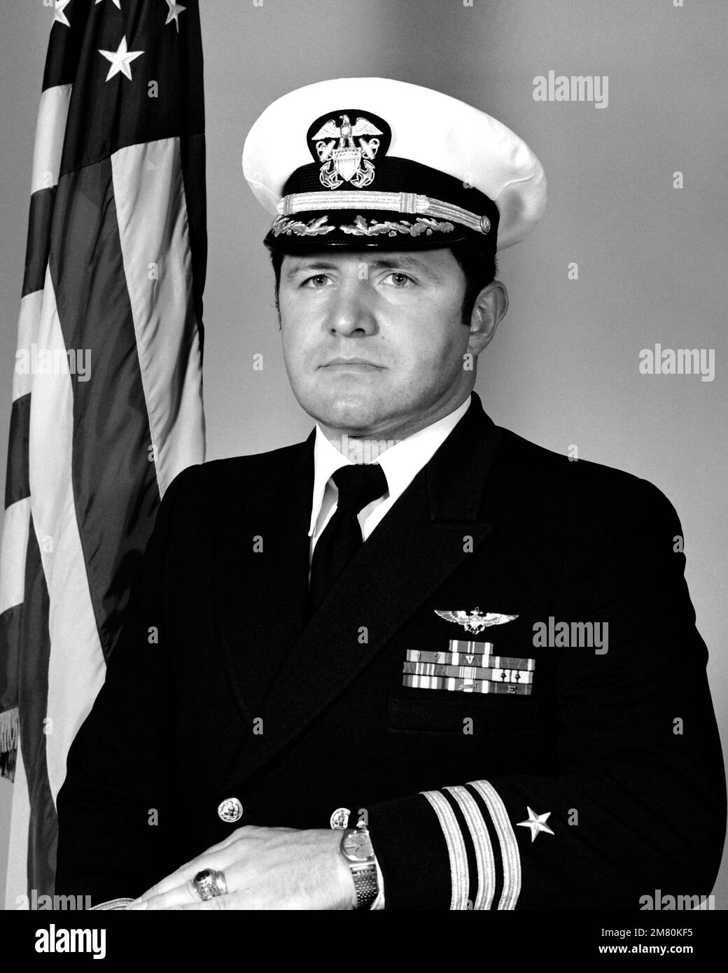 CDR Richard W. Bennett, USN (covered). Country: Unknown Stock Photo - Alamy