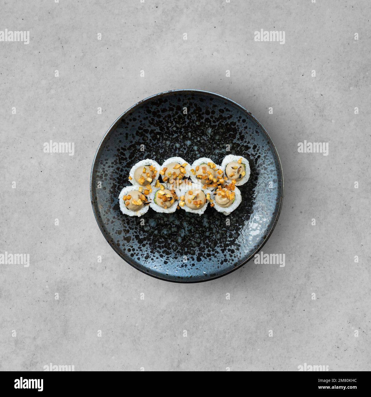 Dark grey plate hi-res stock photography and images - Alamy