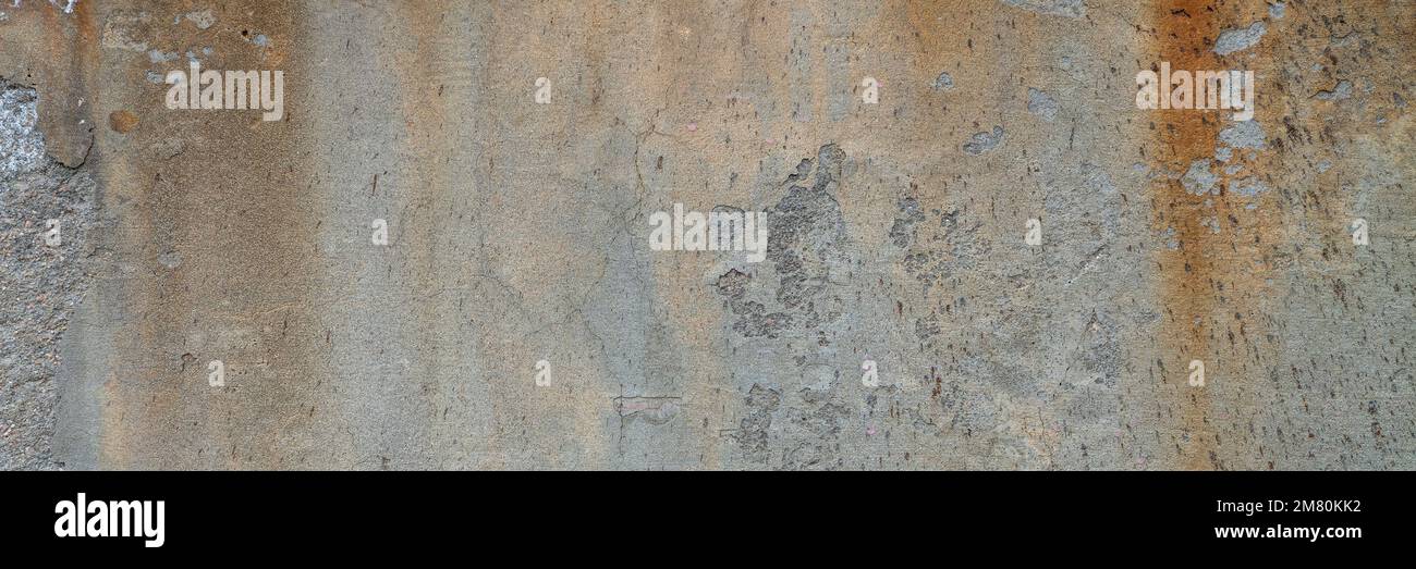 texture of old gray and rusty grunge concrete wall for urban background ...