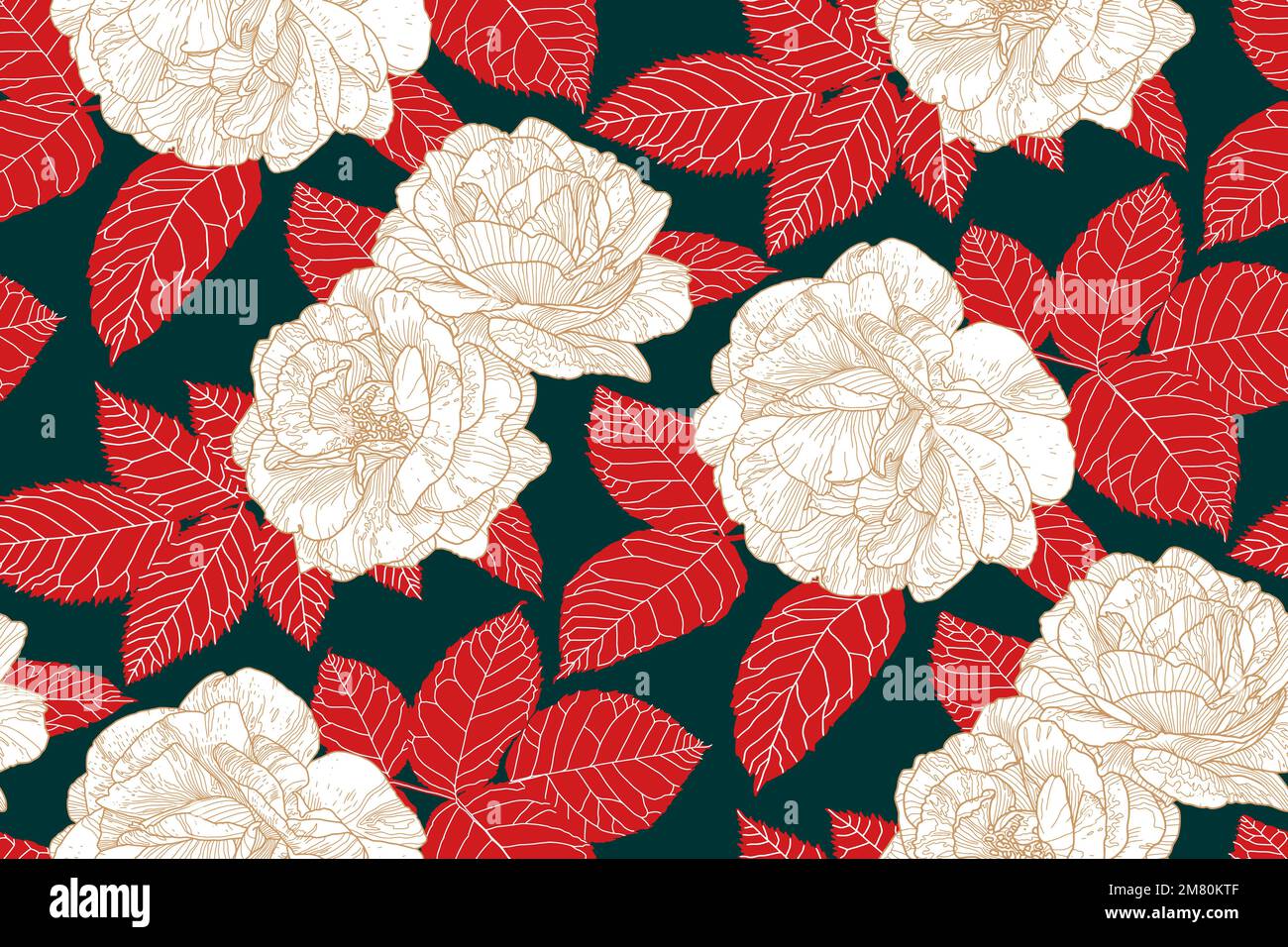 Dark red color outline hi-res stock photography and images - Alamy