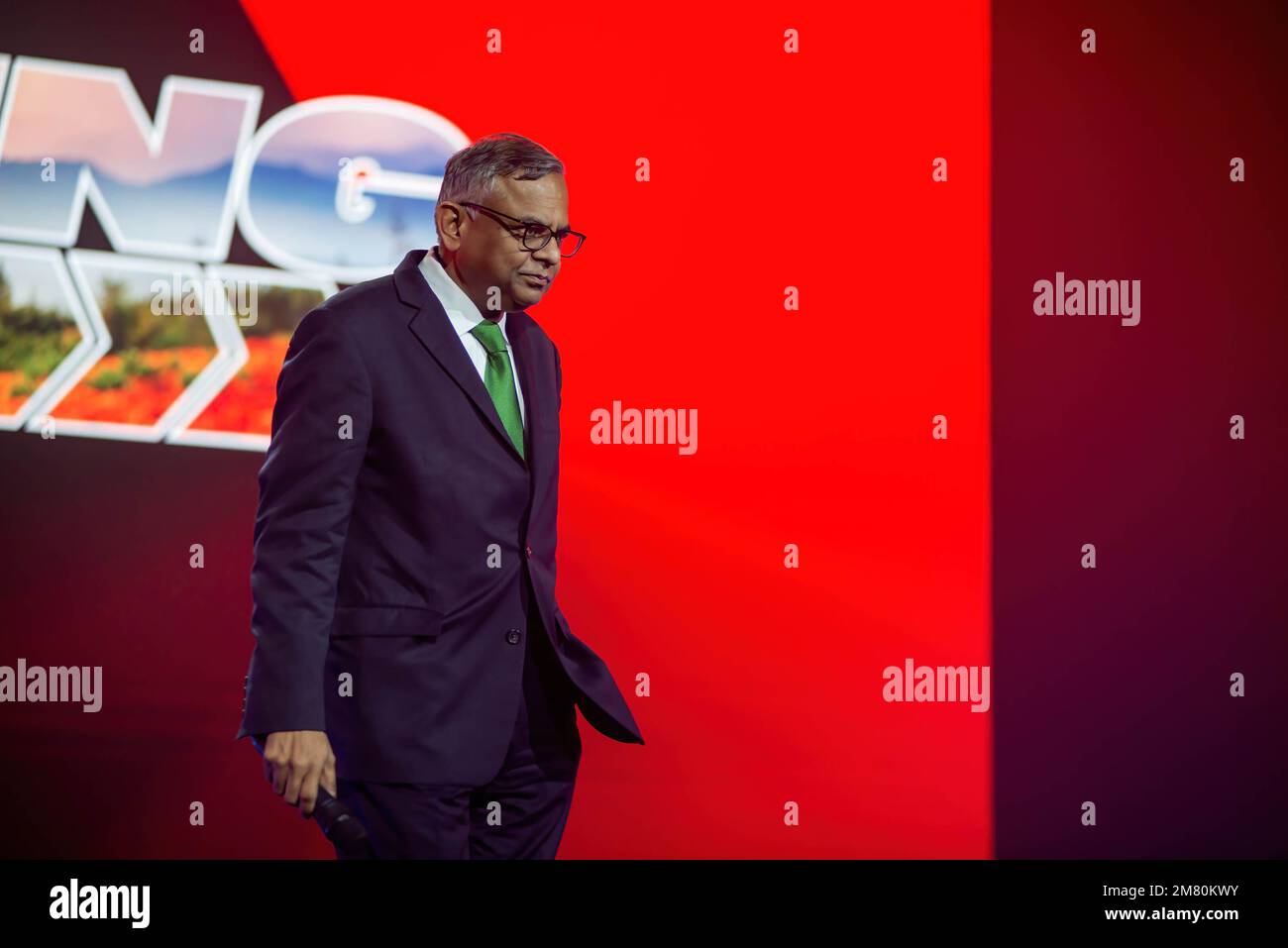 Greater Noida, India. 11th Jan, 2023. N. Chandrasekaran, chairman of ...