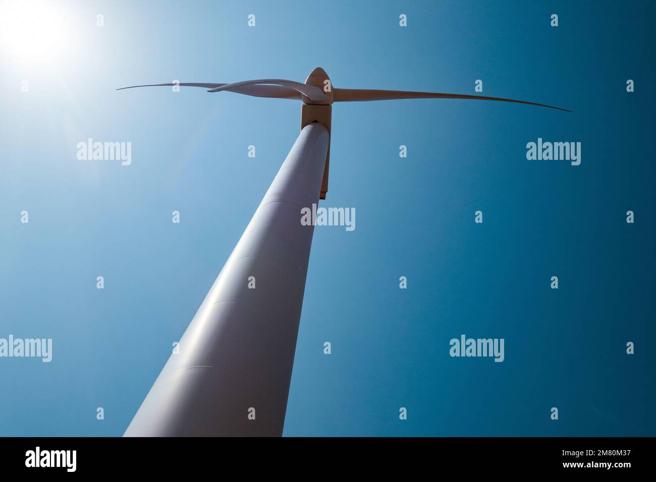 Wind turbines at the Lake Turkana Wind Farm Power in Loiyangalani in ...