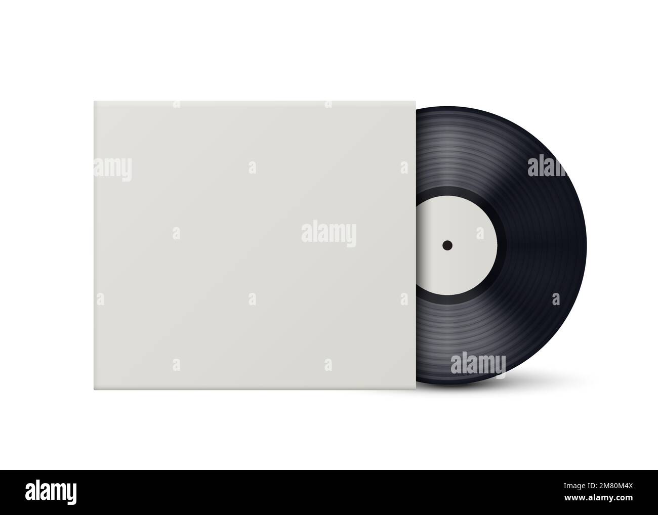Vinyl plate disc. Realistic vinyl record. Vector illustration. Eps 10 ...