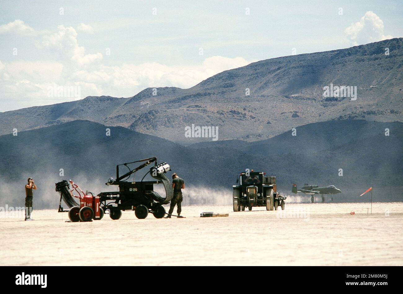 A 30 mm cannon loader is prepared for the loading of ammunition into ...