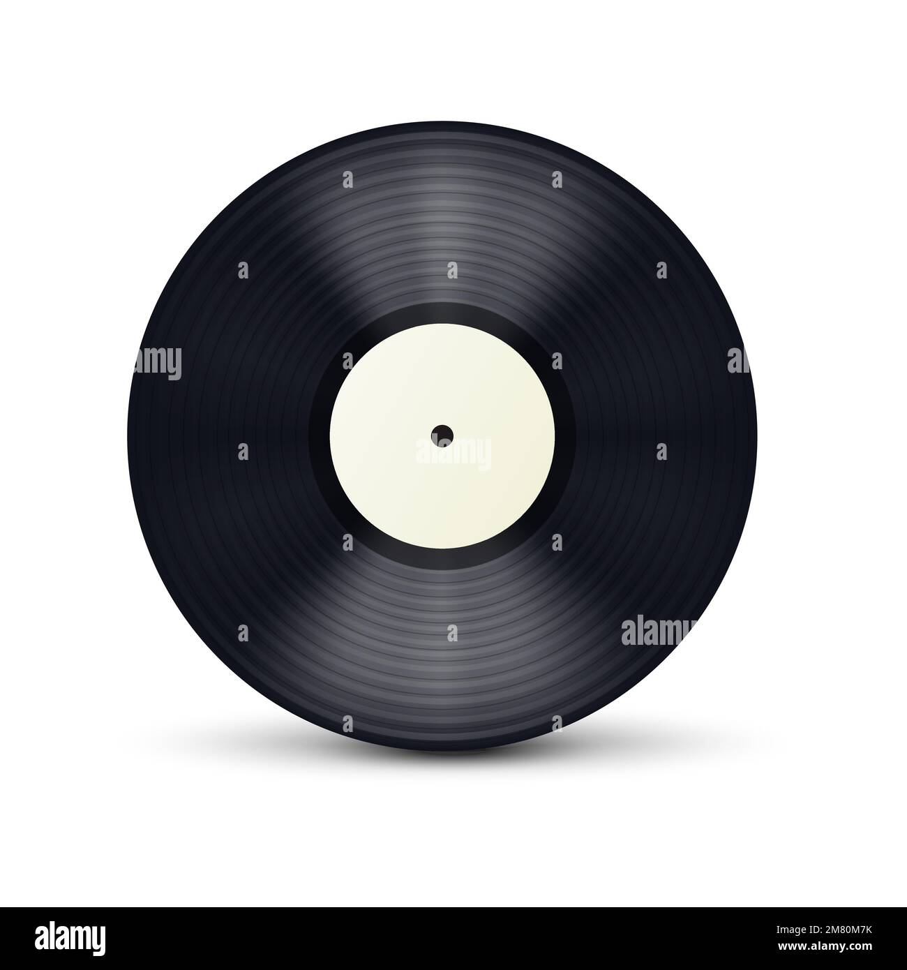 Vinyl plate disc. Realistic vinyl record. Vector illustration. Eps 10 ...