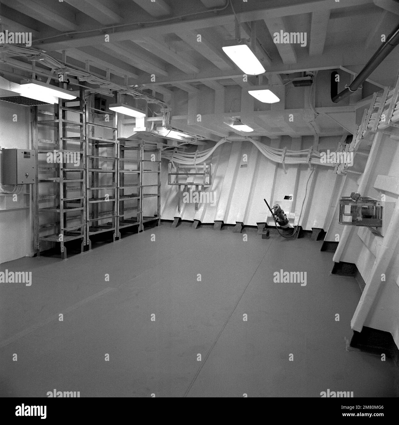 The tactical towed array sonar and bathythermograph room aboard the ...