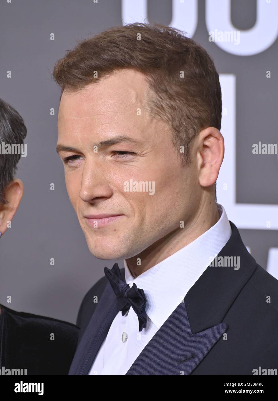 Los Angeles, USA. 10th Jan, 2023. Taron Egerton arriving at the 80th ...