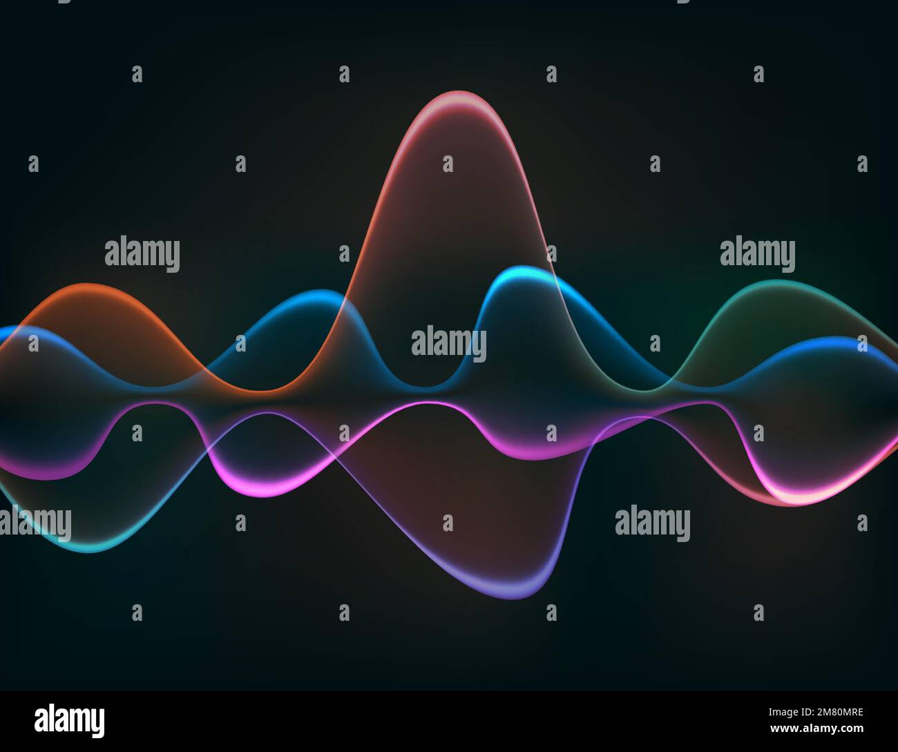 Speaking sound wave. Abstract motion sound waves. Vector illustration ...