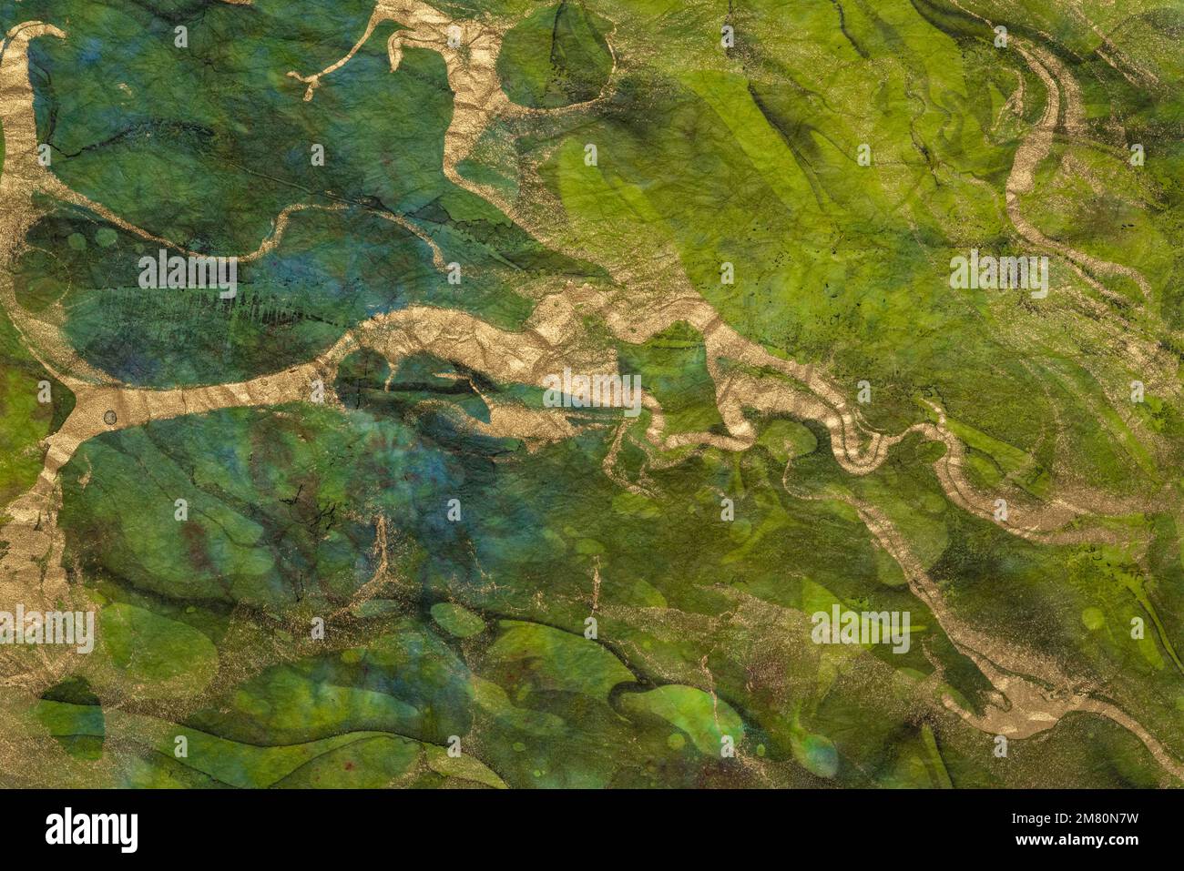 background and texture of colorful marbled momi paper made in Thailand ...