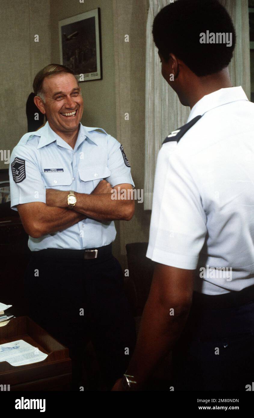 CHIEF MASTER Sergeant Sam Parish, recently named as CHIEF MASTER ...