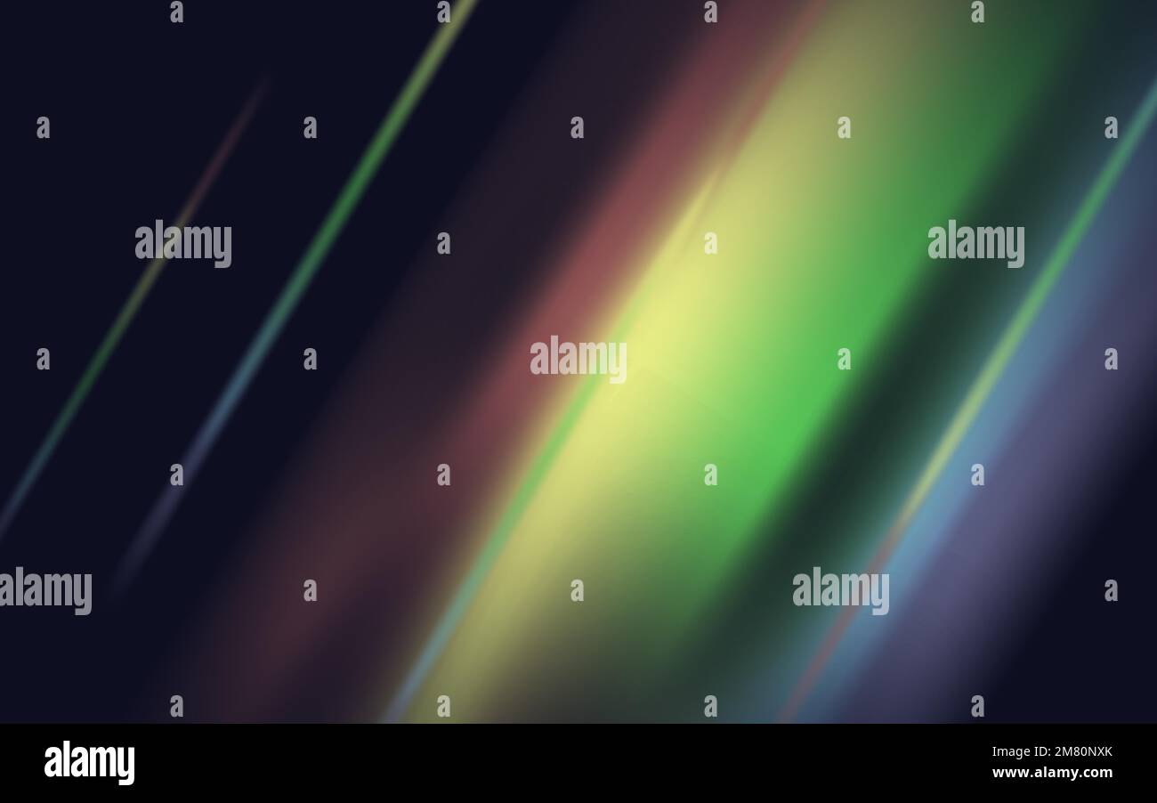 Rainbow crystal light leak flare reflection. Colorful optical rainbow ...