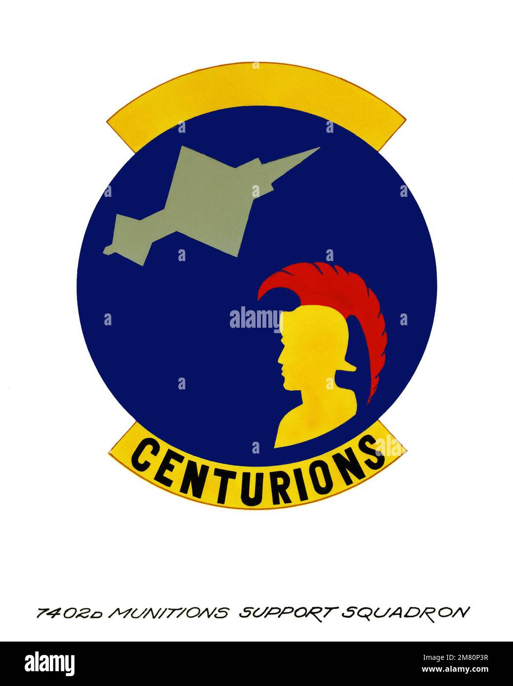 Organizational emblem for: 7402nd Munitions Support Squadron. Country ...