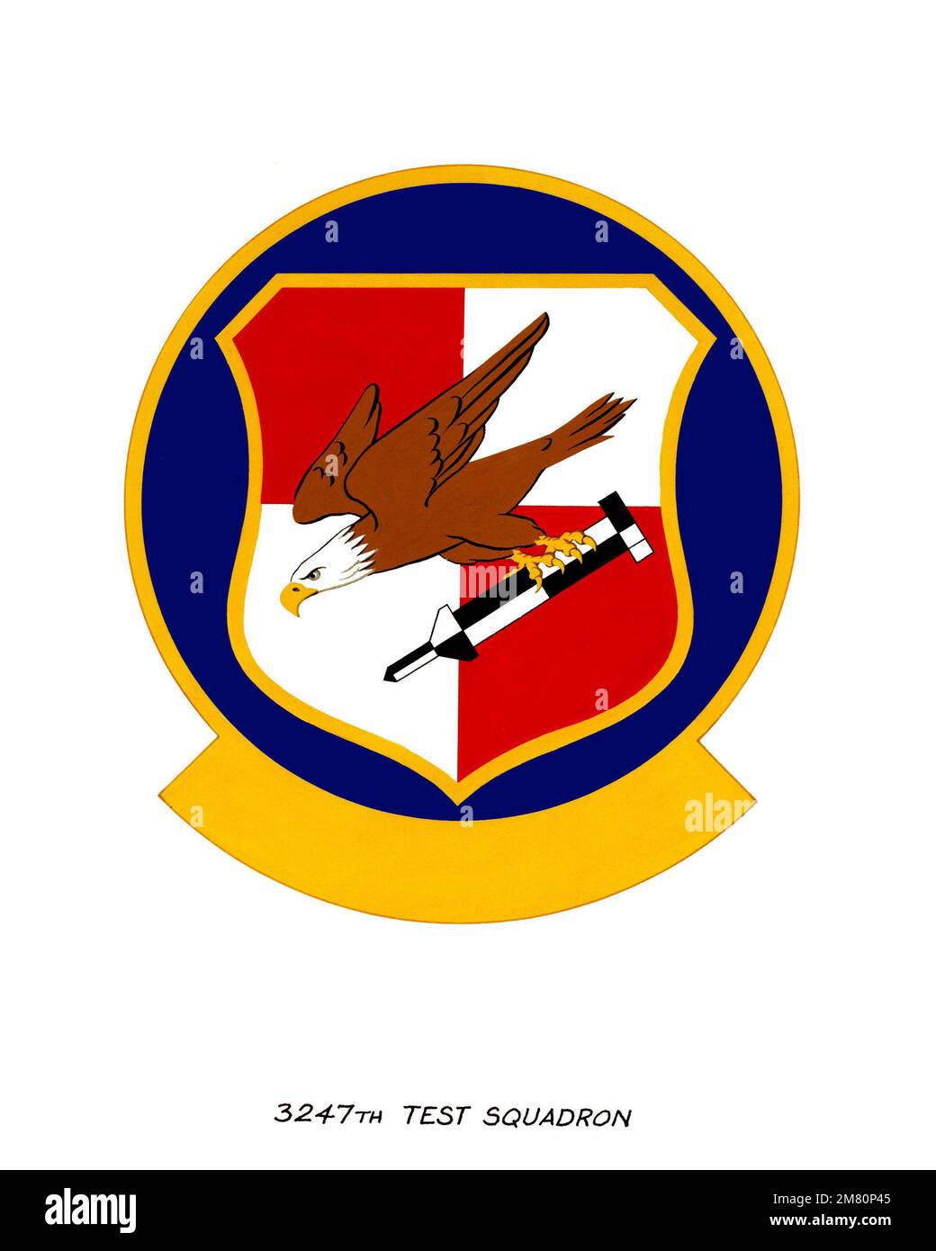 Organizational emblem for: 3247th Test Squadron. Country: Unknown Stock ...