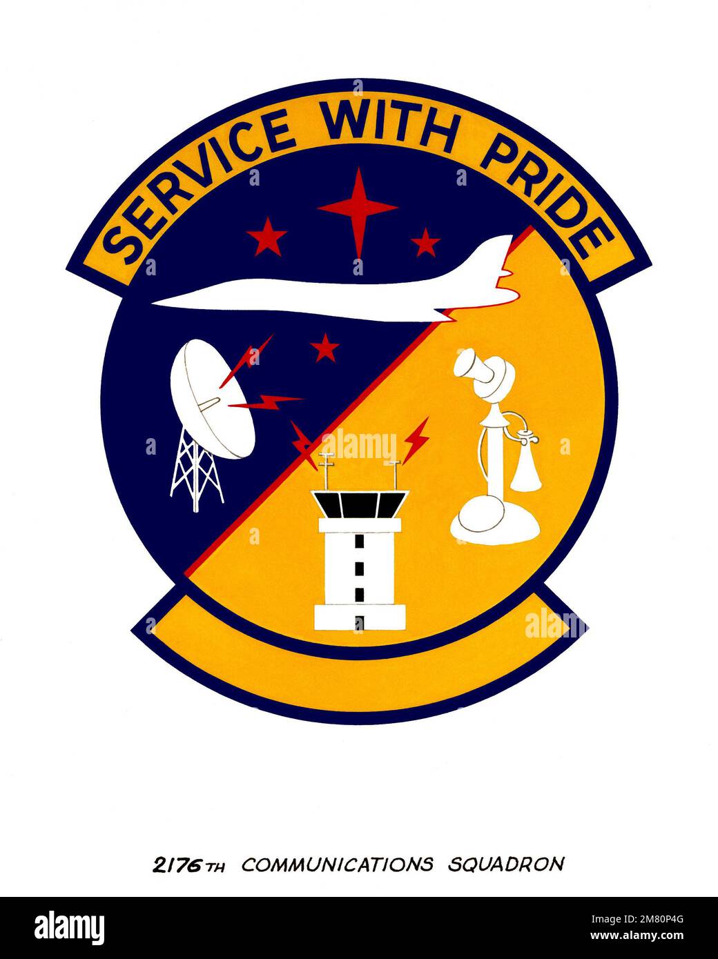 Organizational emblem for: 2176th Communications Squadron. Country ...