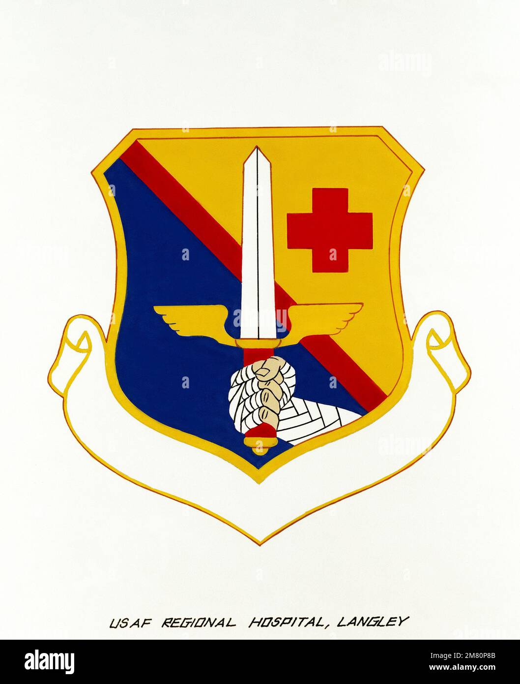 Organizational emblem for: USAF Regional Hospital, Langley. Country ...