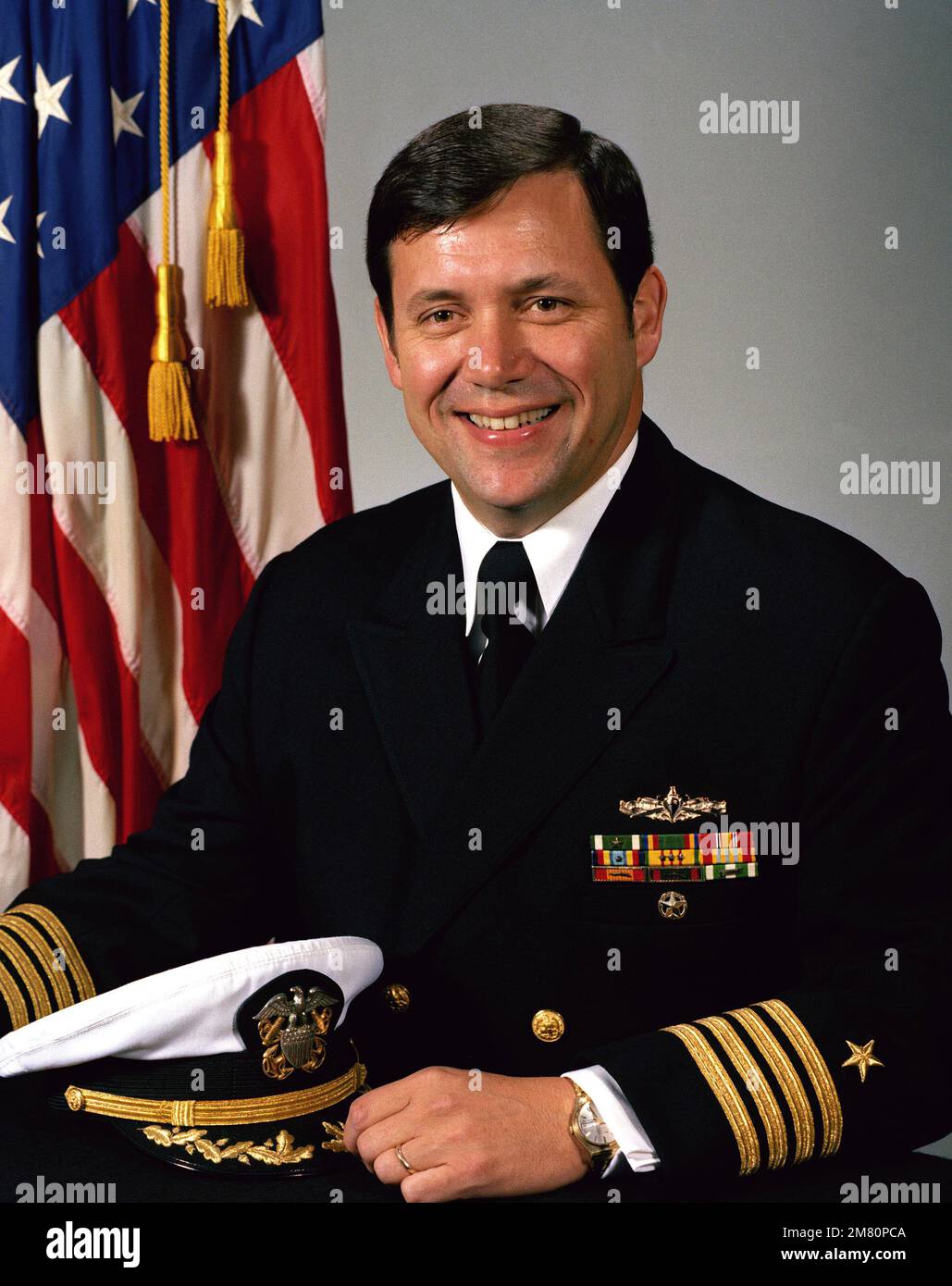 Captain John D. Luke, USN (uncovered). Country: Unknown Stock Photo - Alamy
