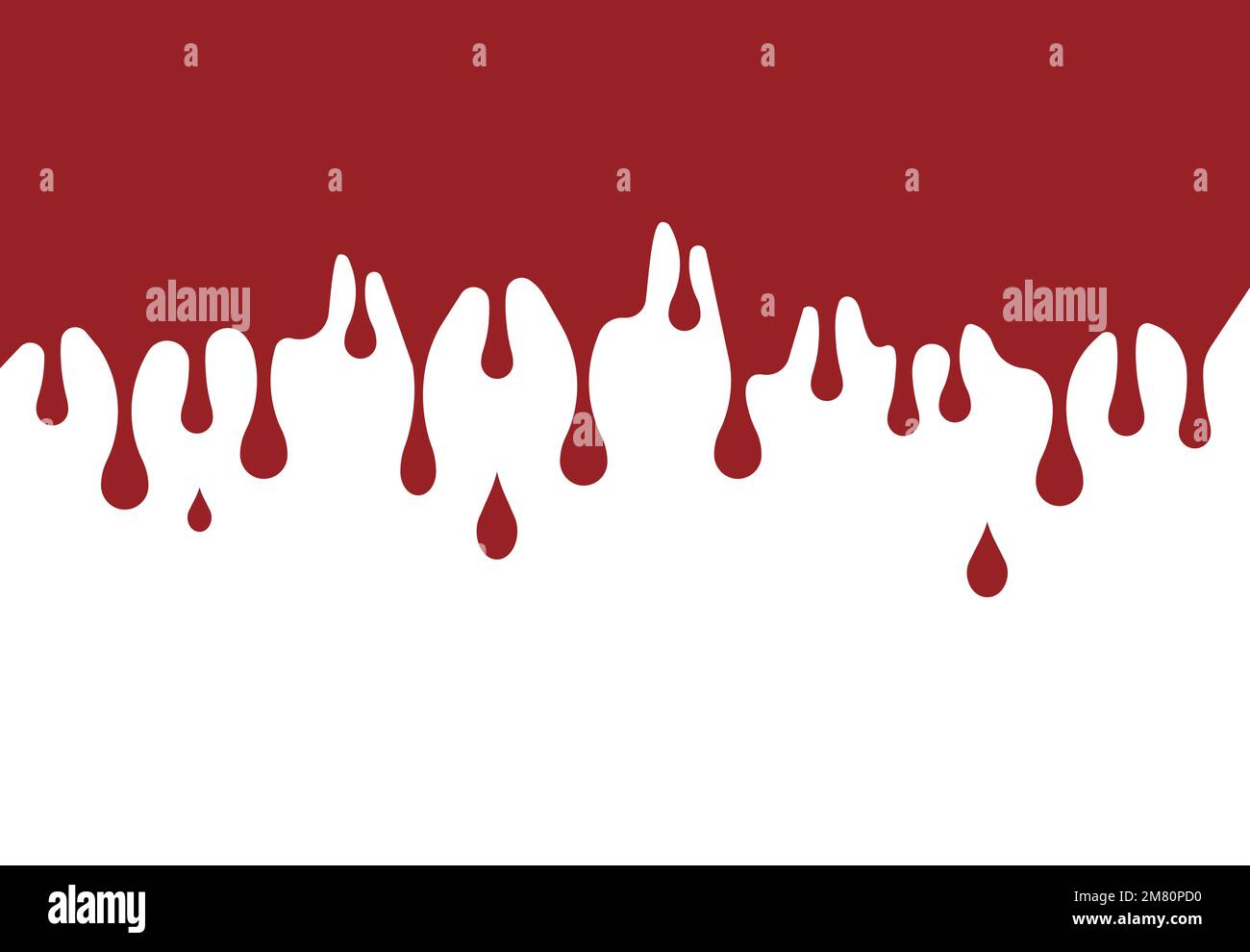 Red paint dripping.Dripping blood background. Vector illustration. Eps ...