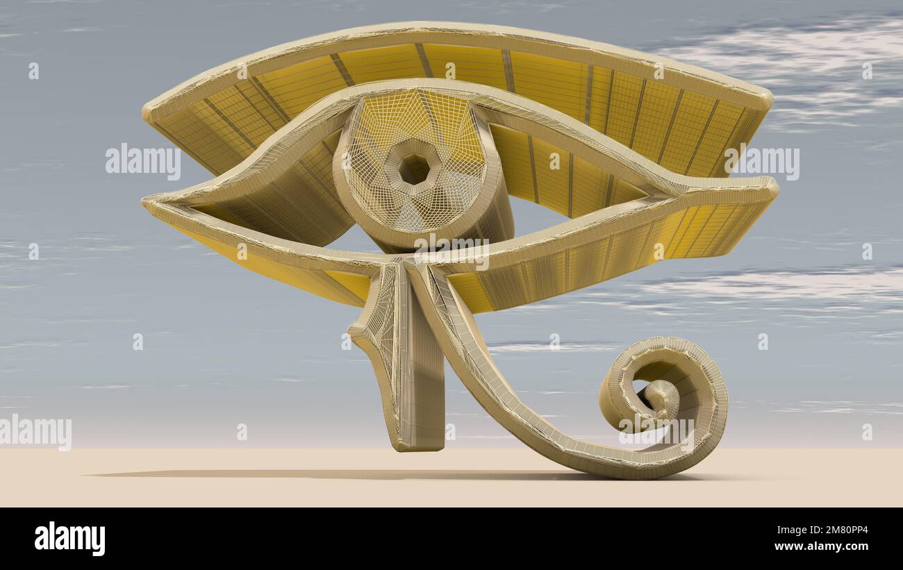 3D Illustration of an architectural structure based on the Ancient ...