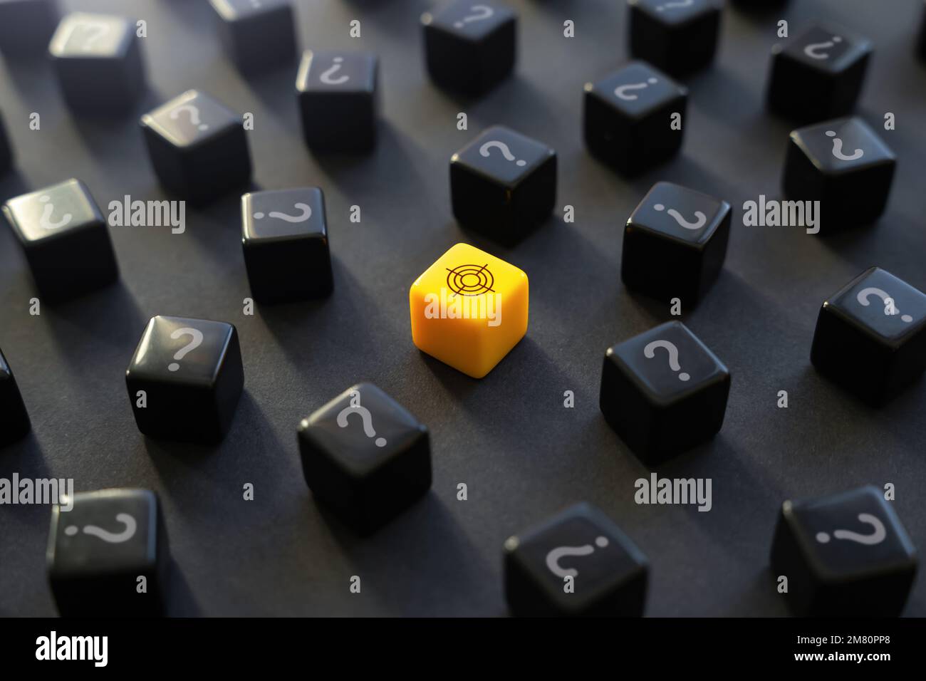 Define your goal. Advertising, marketing and targeting. Set aim and ...