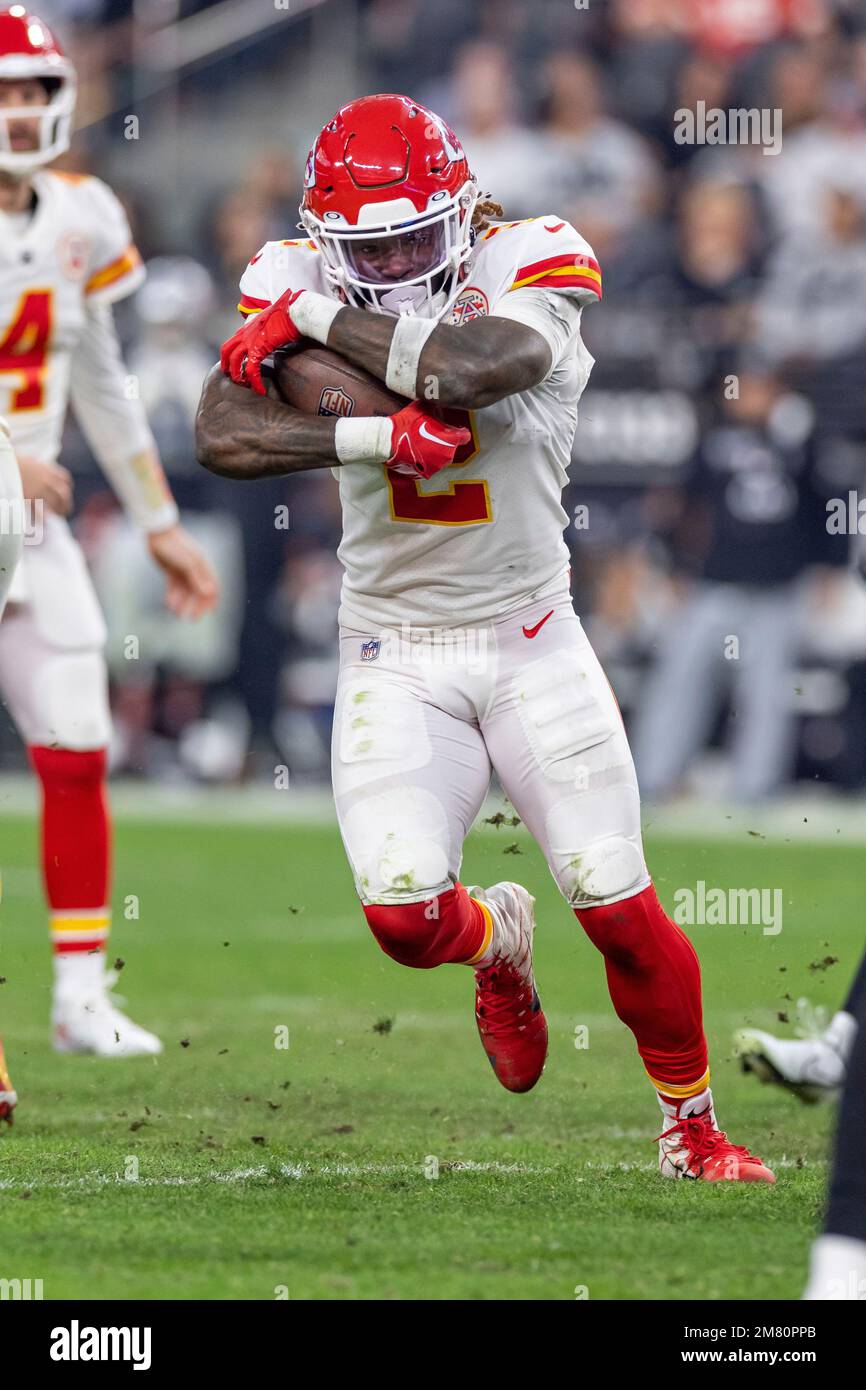 Kansas City Chiefs running back Ronald Jones II (2) runs the ball ...
