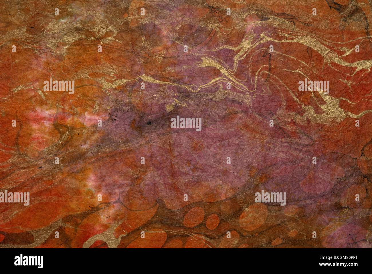 background and texture of colorful marbled momi paper made in Thailand ...