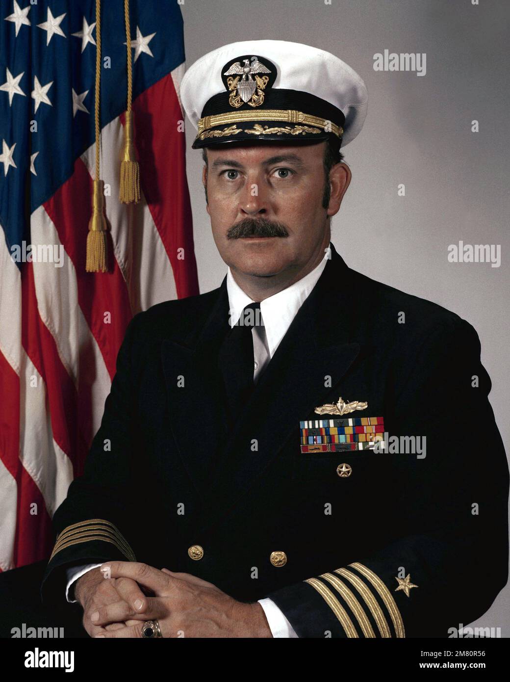 Captain Joseph E. Callahan, USN (covered). Country: Unknown Stock Photo ...