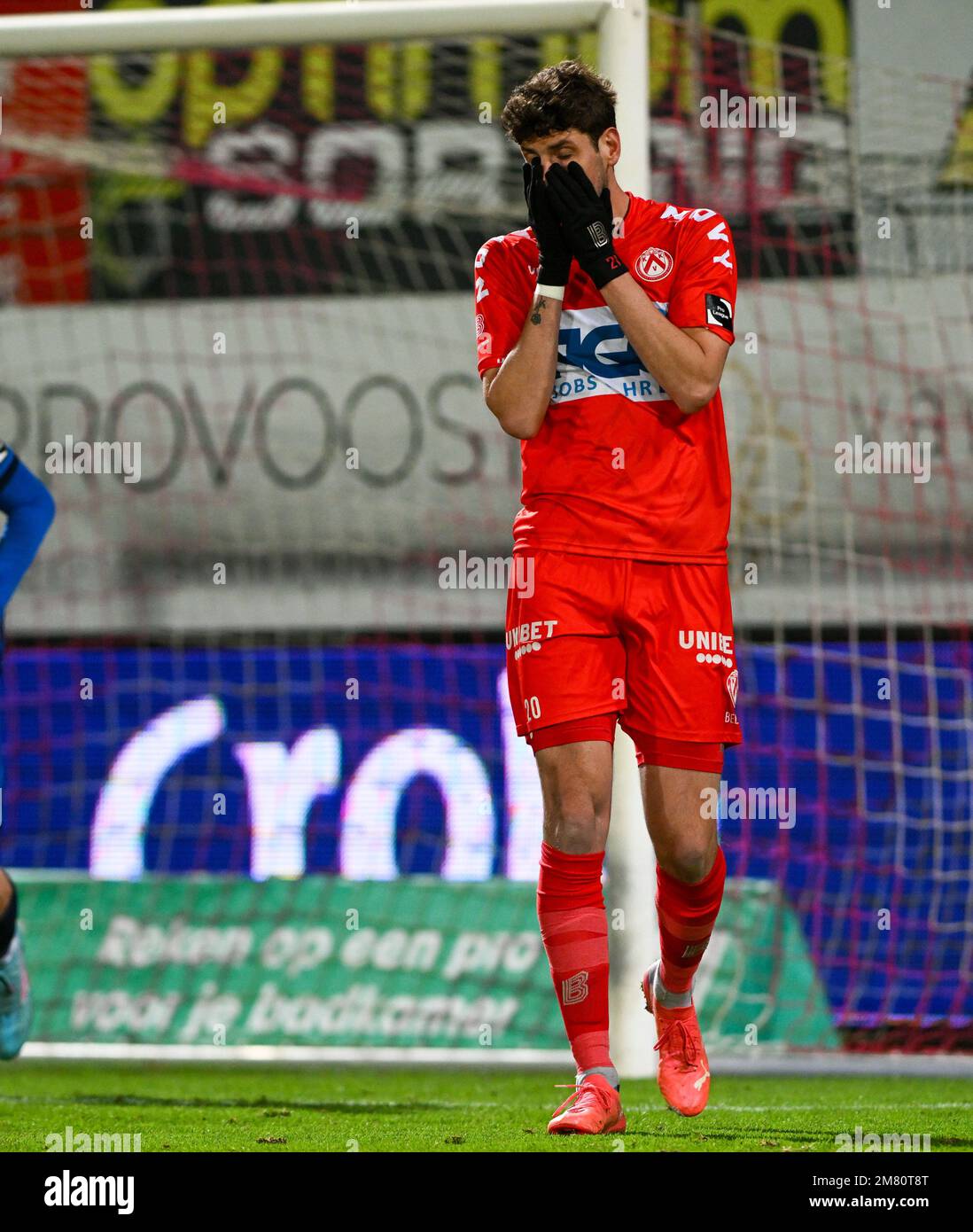 pictured during a soccer game between KV Kortrijk and KV Mechelen ...