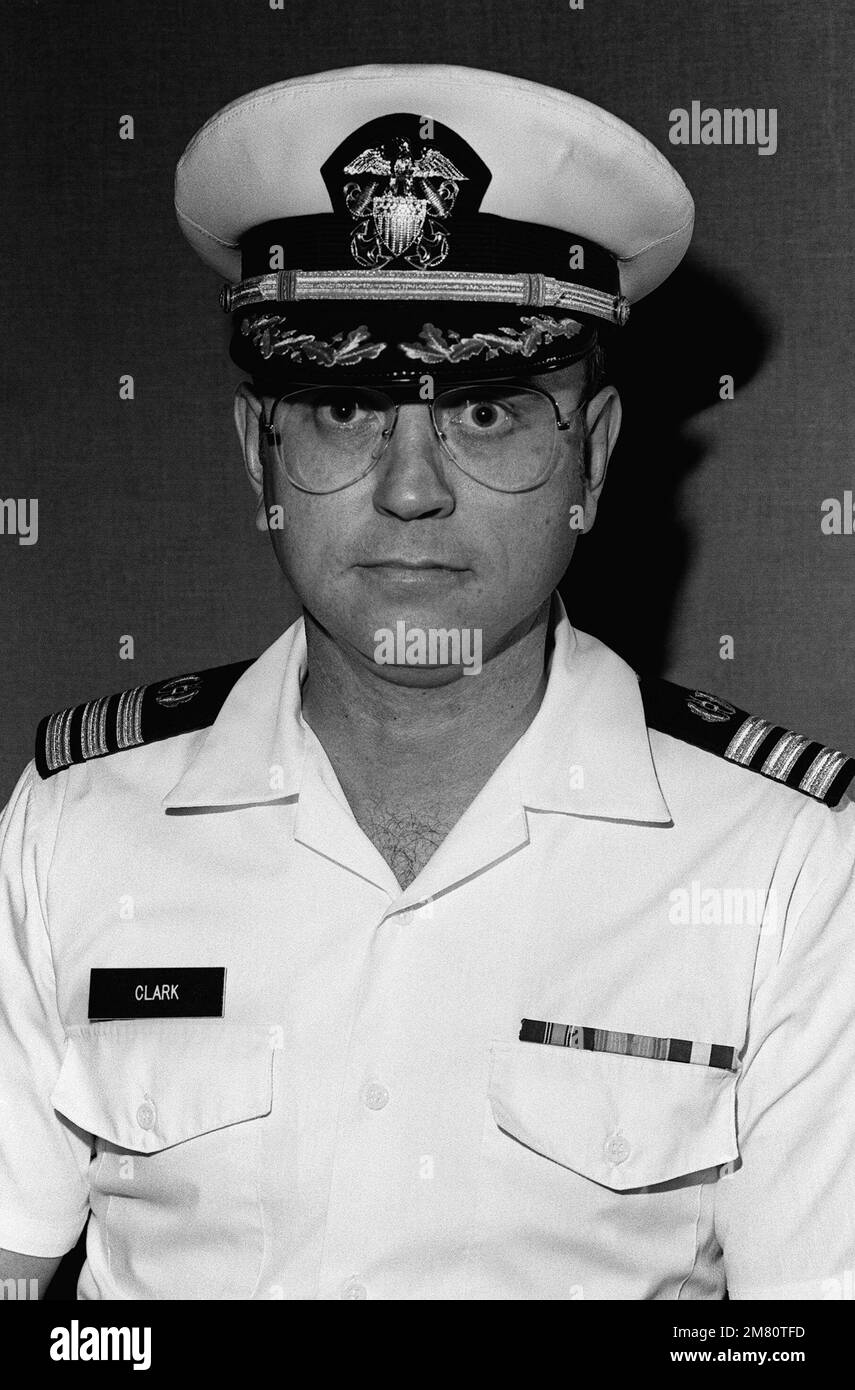 Commander J. T. Clark, USN (covered). Country: Unknown Stock Photo - Alamy