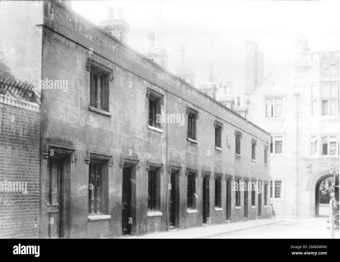 Queens' College, Cambridge, England, almshouses in 1912 Stock Photo - Alamy