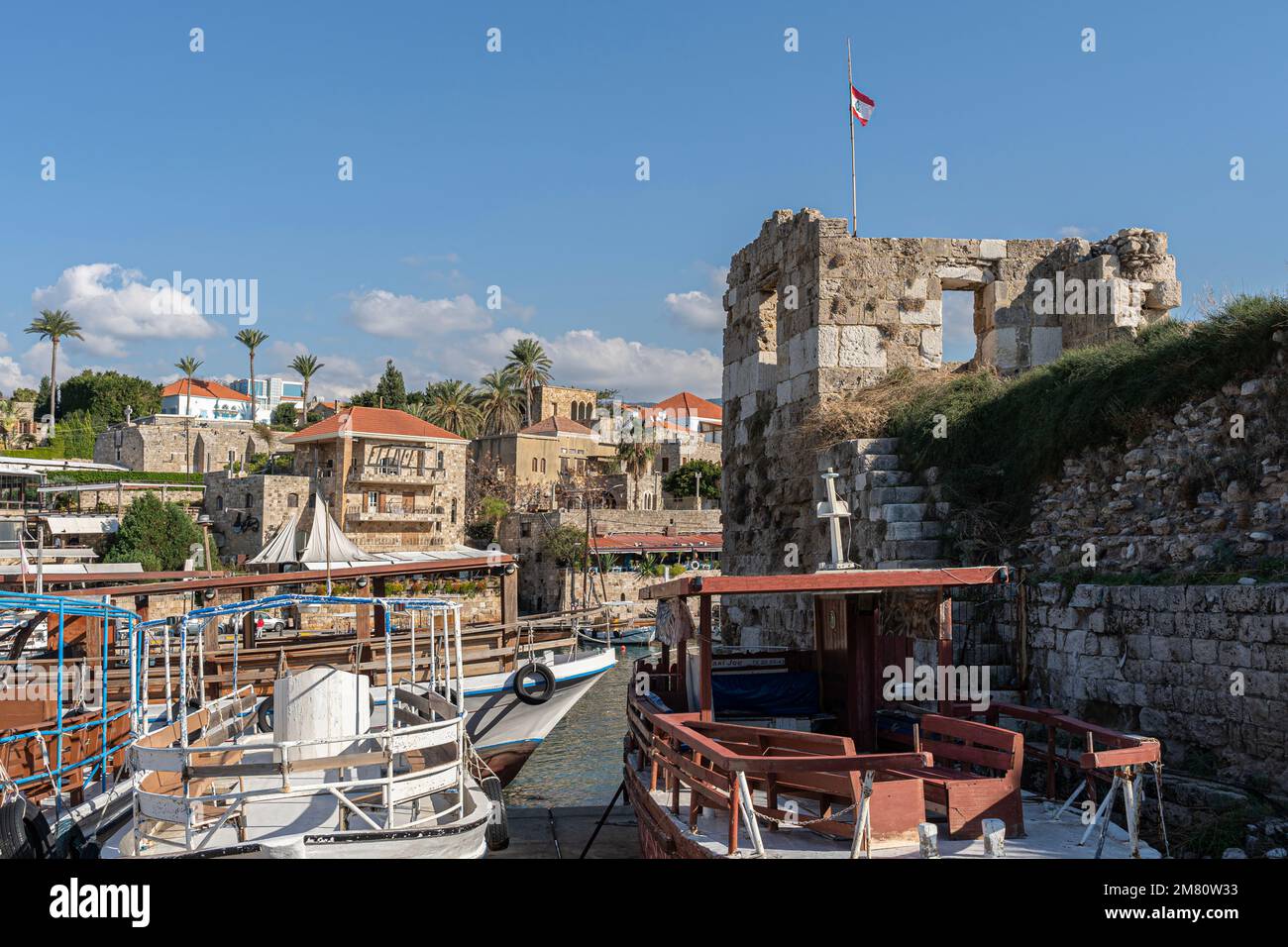 Byblos Harbor, Lebanon Stock Photo - Alamy