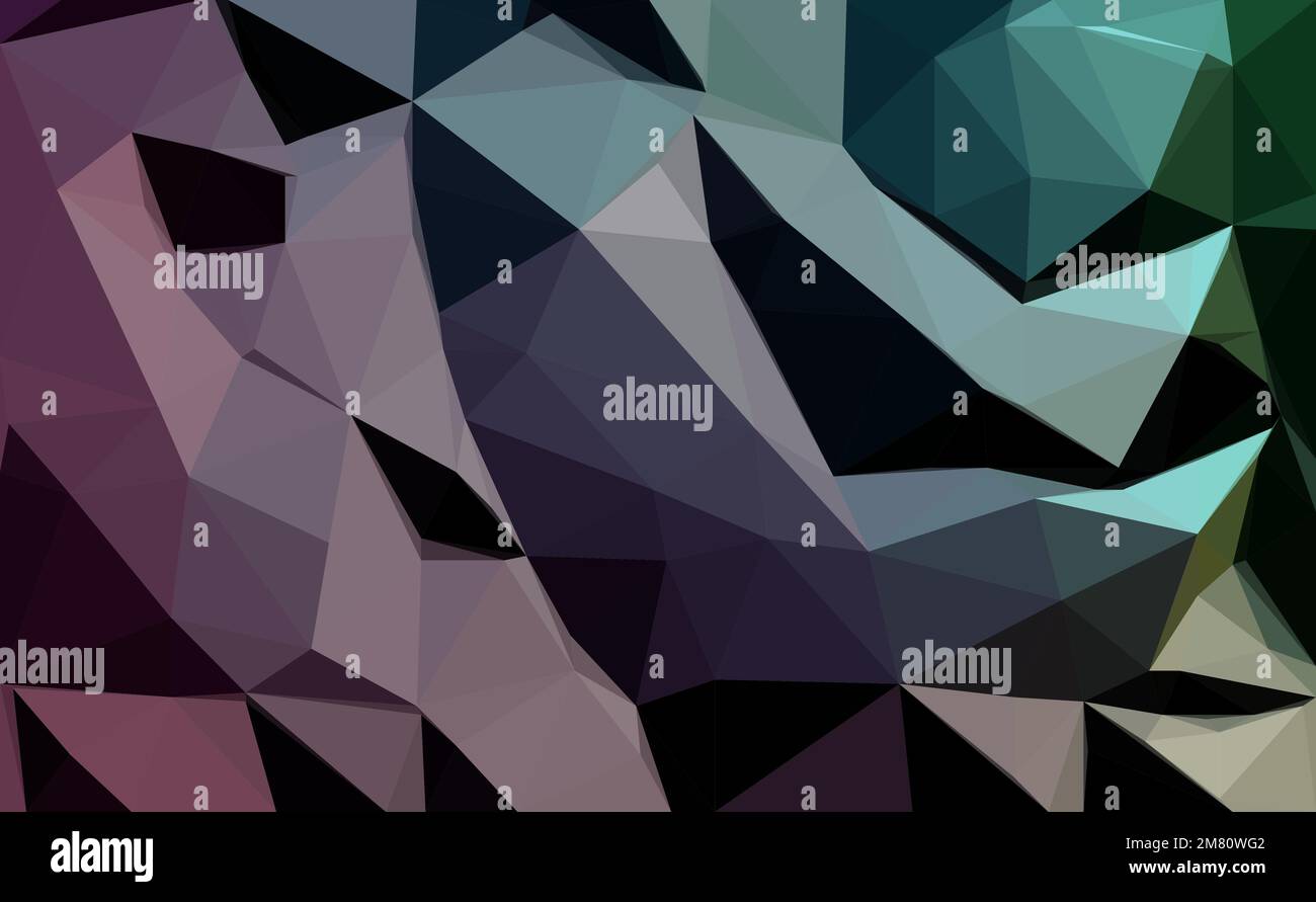 3D vector illustration, volumetric background sith stones, rock with ...