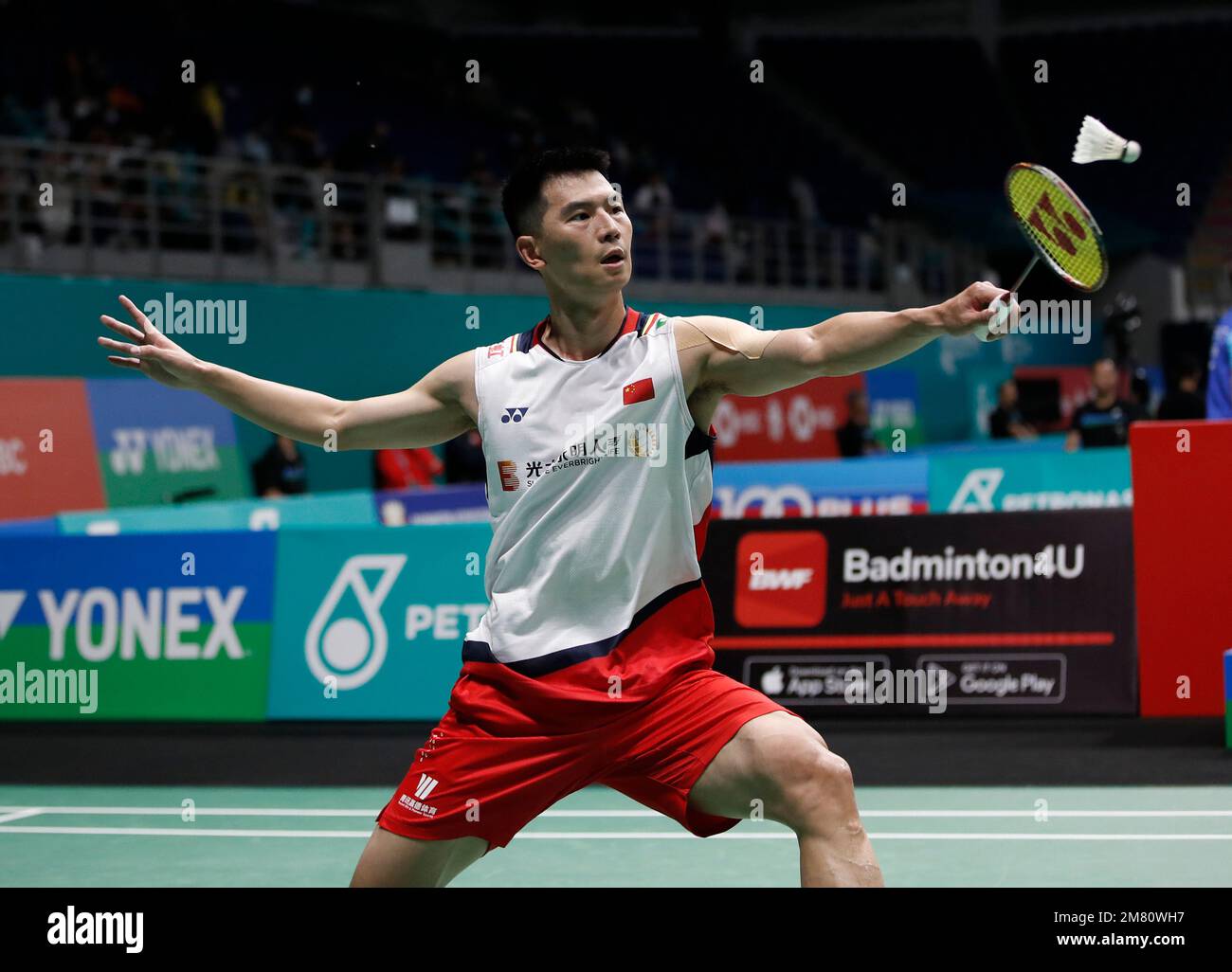 Kuala Lumpur, Malaysia. 11th Jan, 2023. Zhao Jun Peng of China plays ...