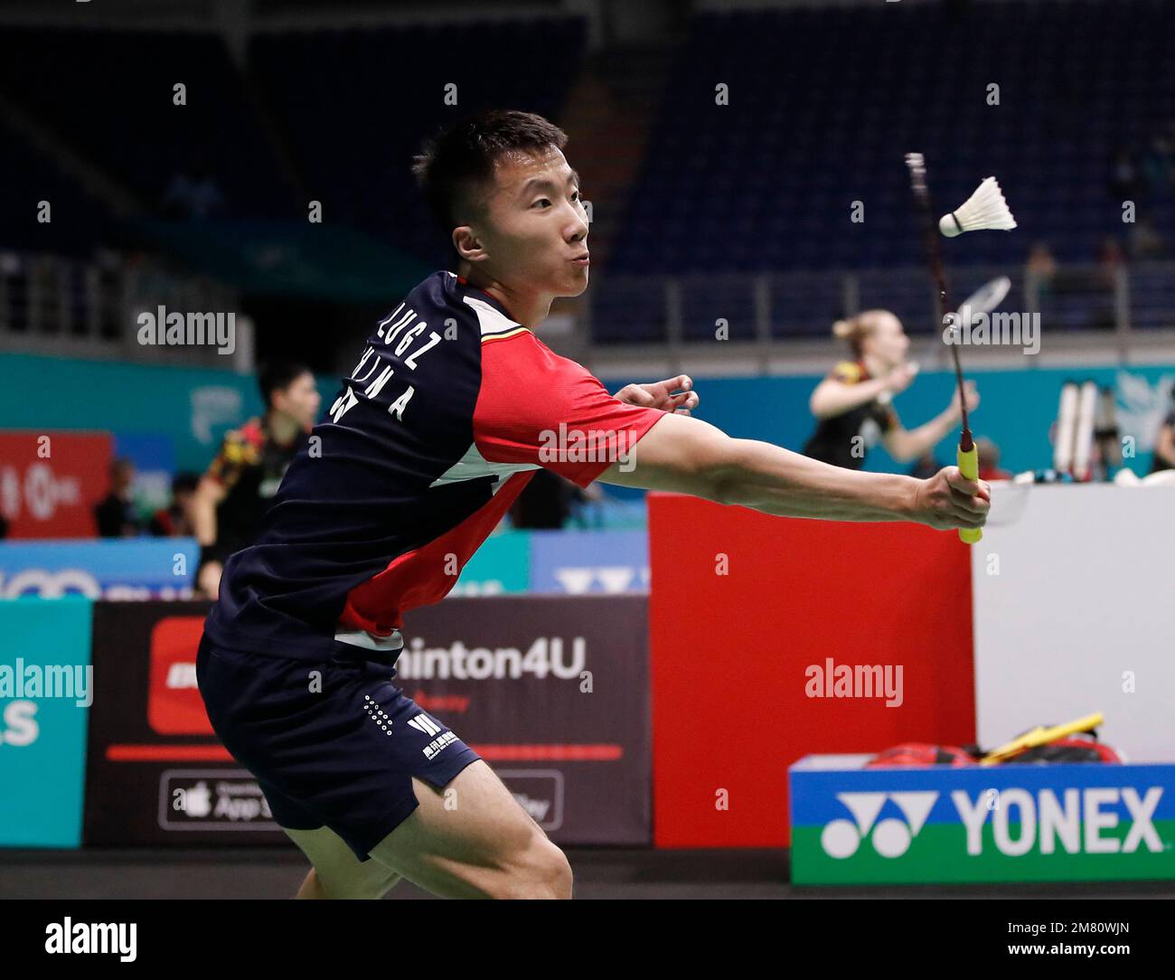 Kuala Lumpur, Malaysia. 11th Jan, 2023. Lu Guang Zu of China plays ...