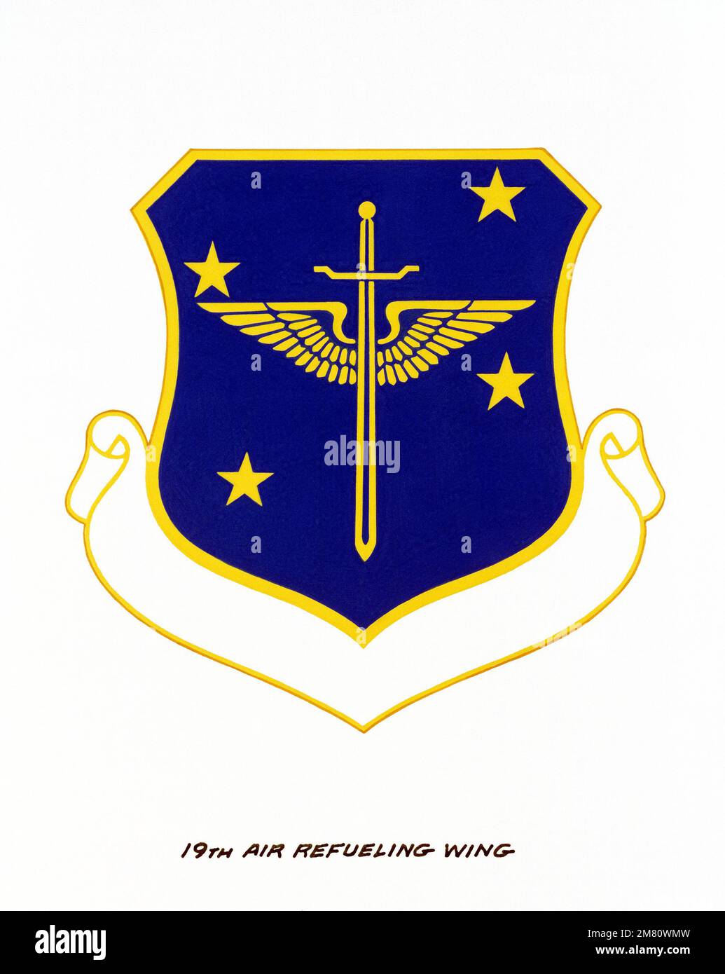 Approved insignia for: 19th Air Refueling Wing. Country: Unknown Stock ...