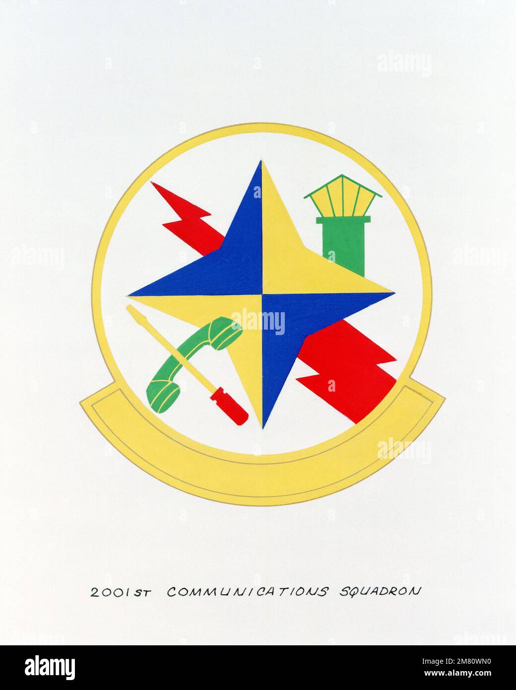 Approved insignia for: 2001st Communications Squadron. Country: Unknown ...