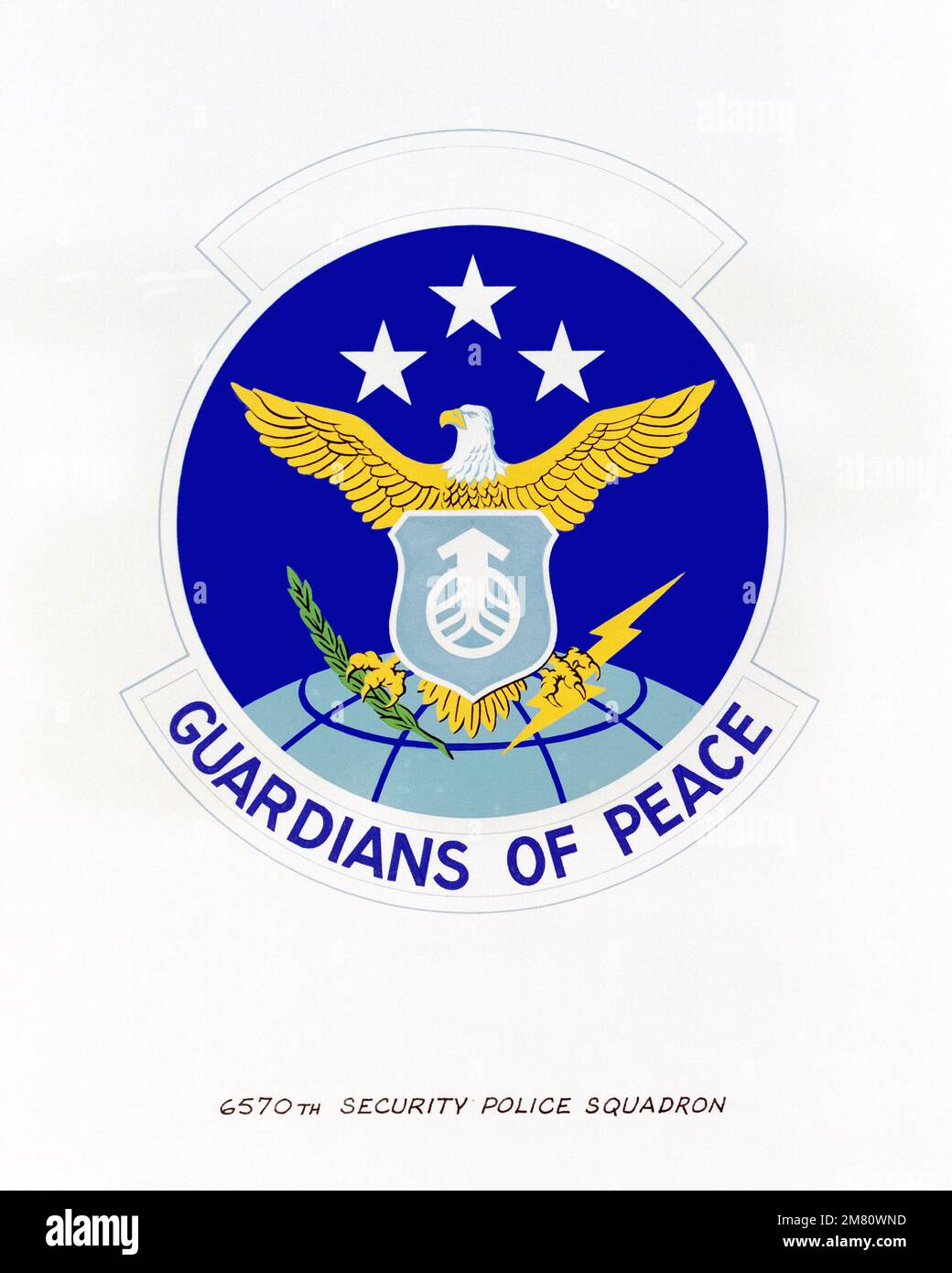 Approved insignia for: 6570th Security Police Squadron. Country ...