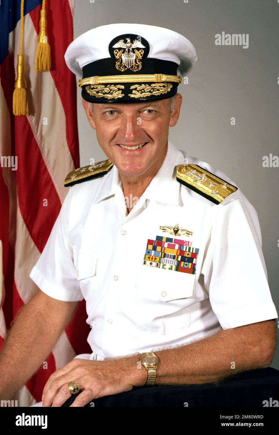 Vice Admiral William H. Rowden, USN (covered). Country: Unknown Stock ...