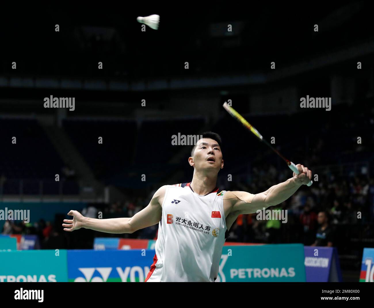 Zhao Jun Peng of China plays against Lu Guang Zu of China during the ...