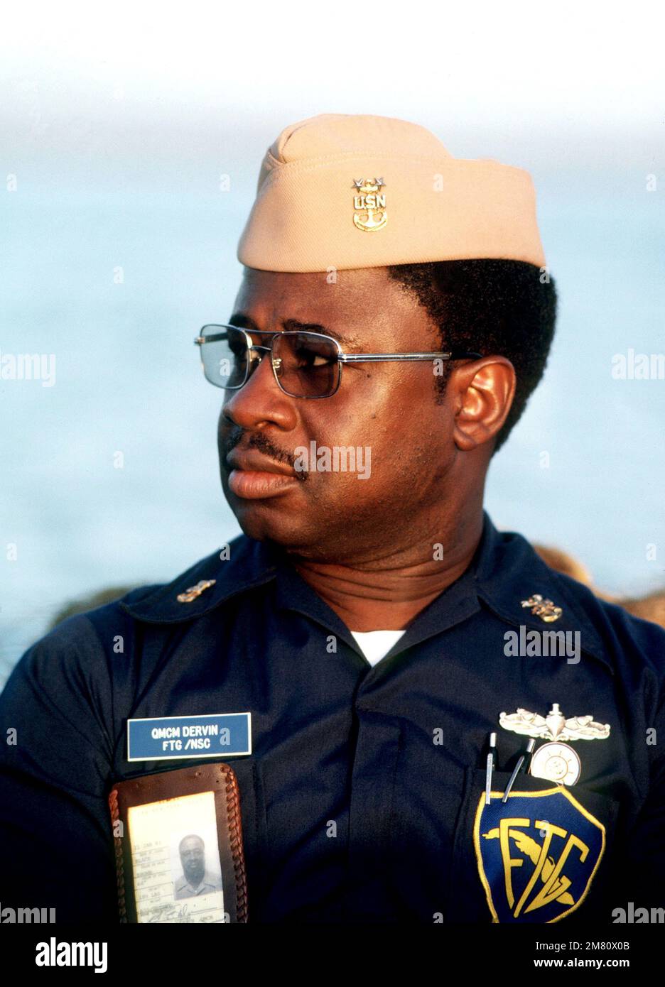 MASTER CHIEF Quartermaster (GMCM) Dervin of the Fleet Training Group ...