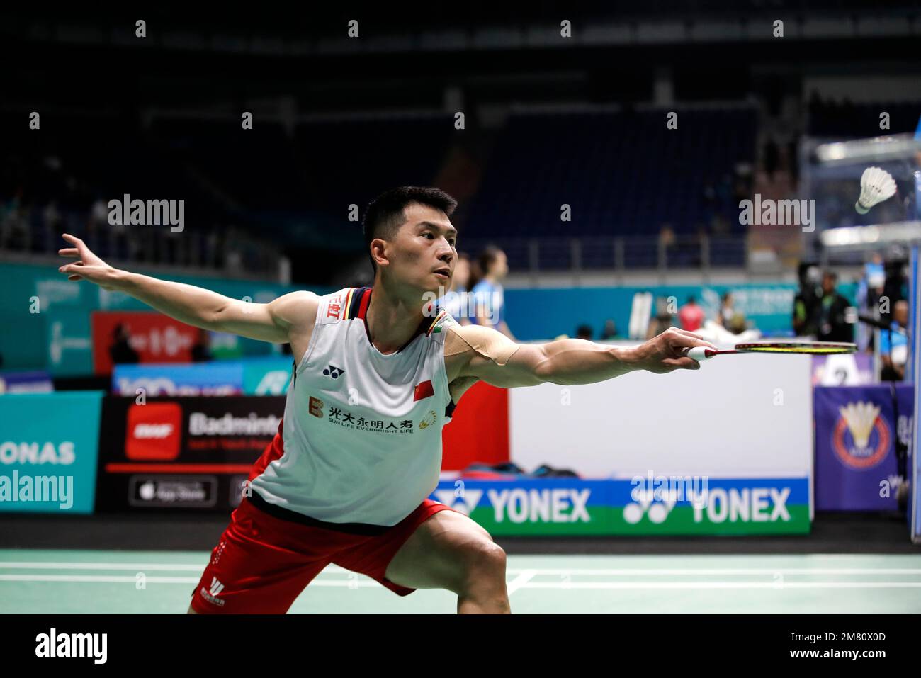 Kuala Lumpur, Malaysia. 11th Jan, 2023. Zhao Jun Peng of China plays ...
