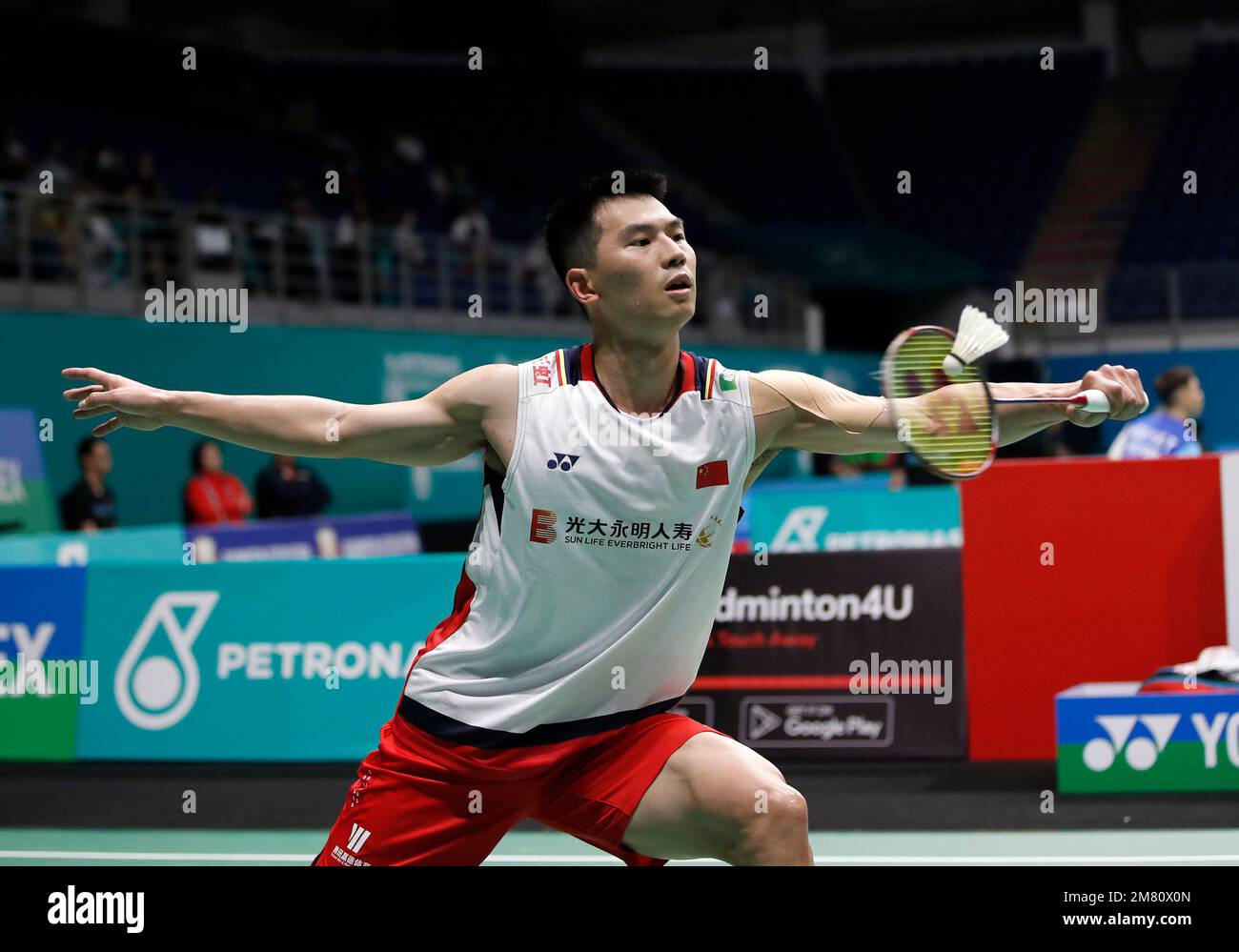 Kuala Lumpur, Malaysia. 11th Jan, 2023. Zhao Jun Peng of China plays ...