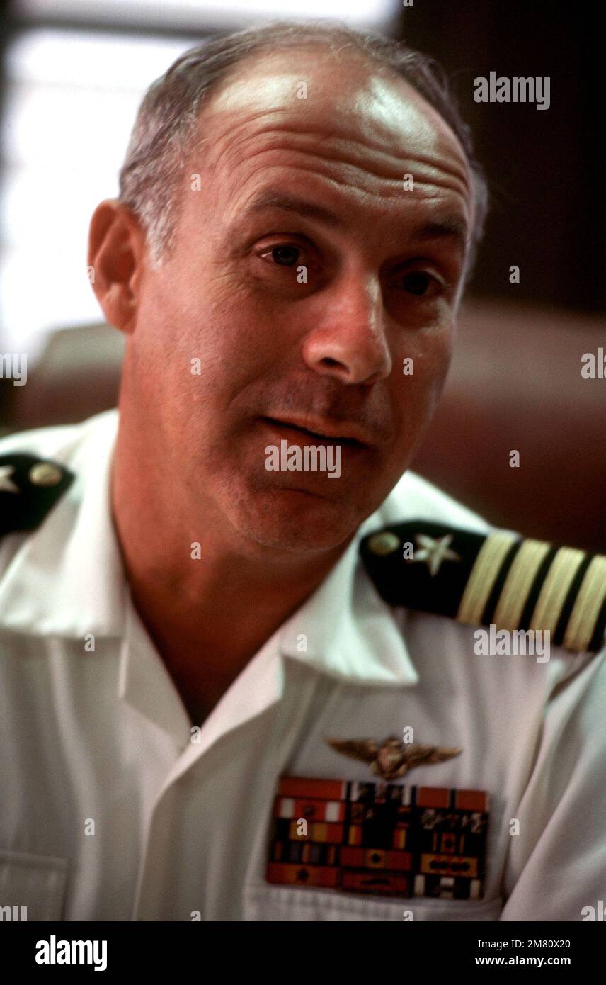 Captain M. D. Fitzgerald, Commander of US Naval Base Guantanamo Bay ...